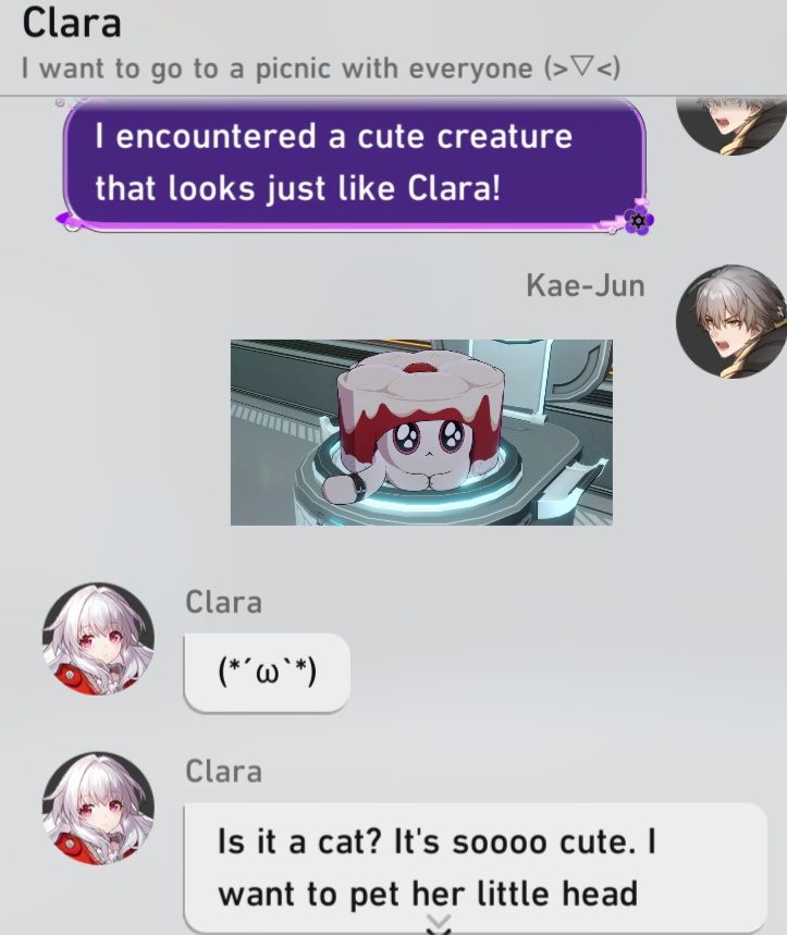 Clara's reaction 🥺 Honkai: Star Rail | HoYoLAB