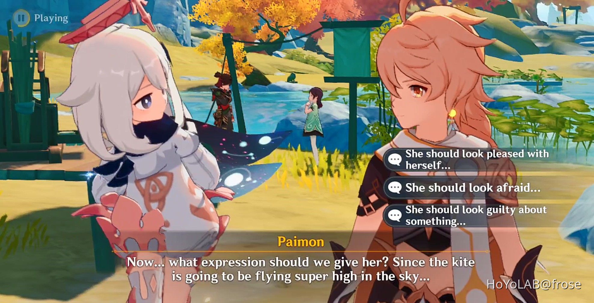 Paimon's Kite and the 3 expression Genshin Impact | HoYoLAB