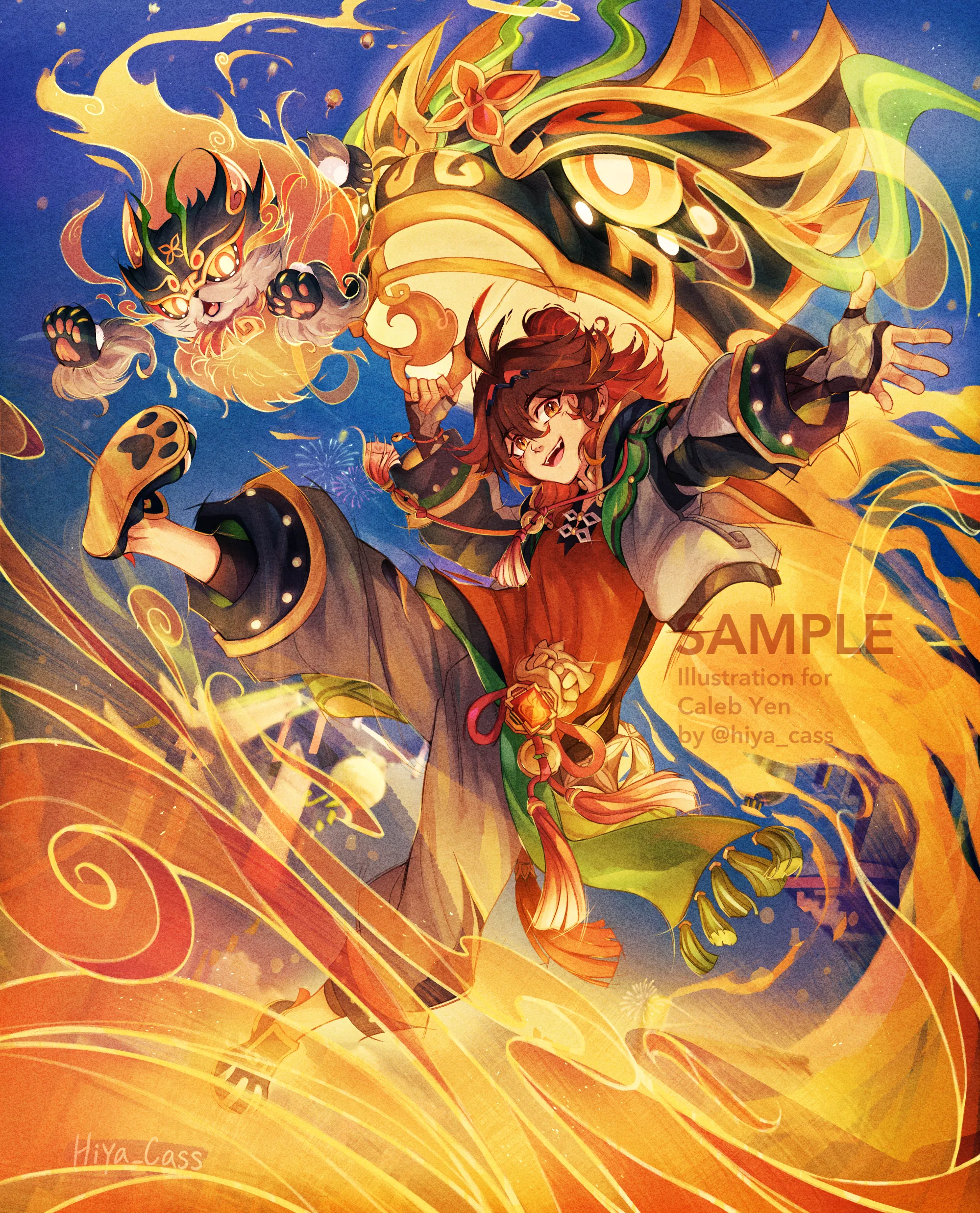 🔥Wushou dancer🔥 (VA commission) Genshin Impact | HoYoLAB