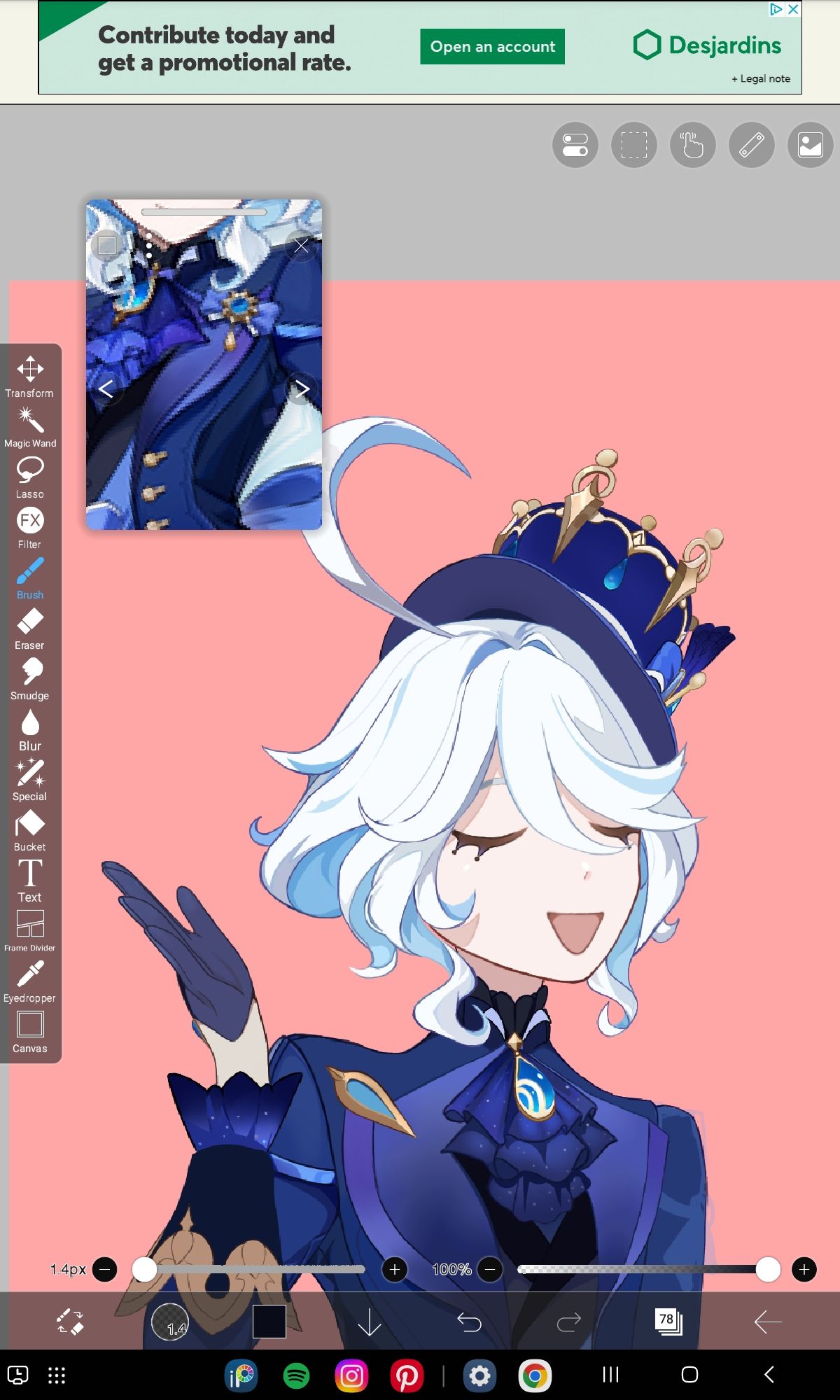 Furina Drawing W.I.P Genshin Impact | HoYoLAB