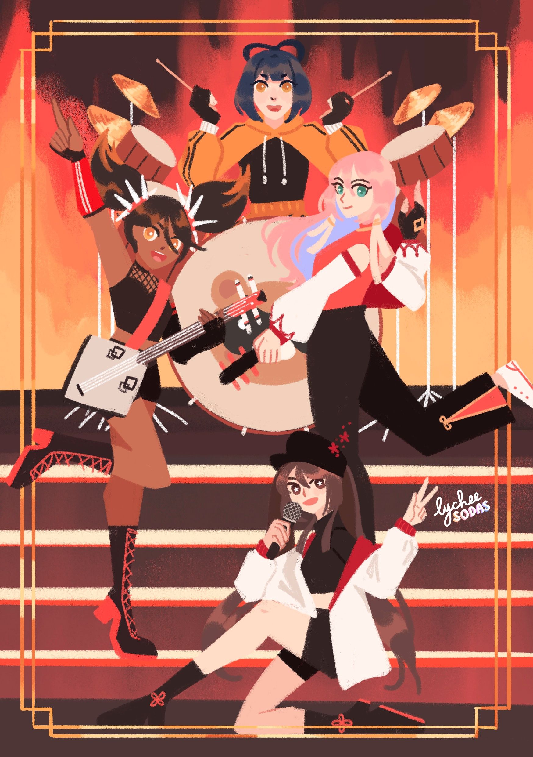 liyue pyro girl group! Genshin Impact | HoYoLAB