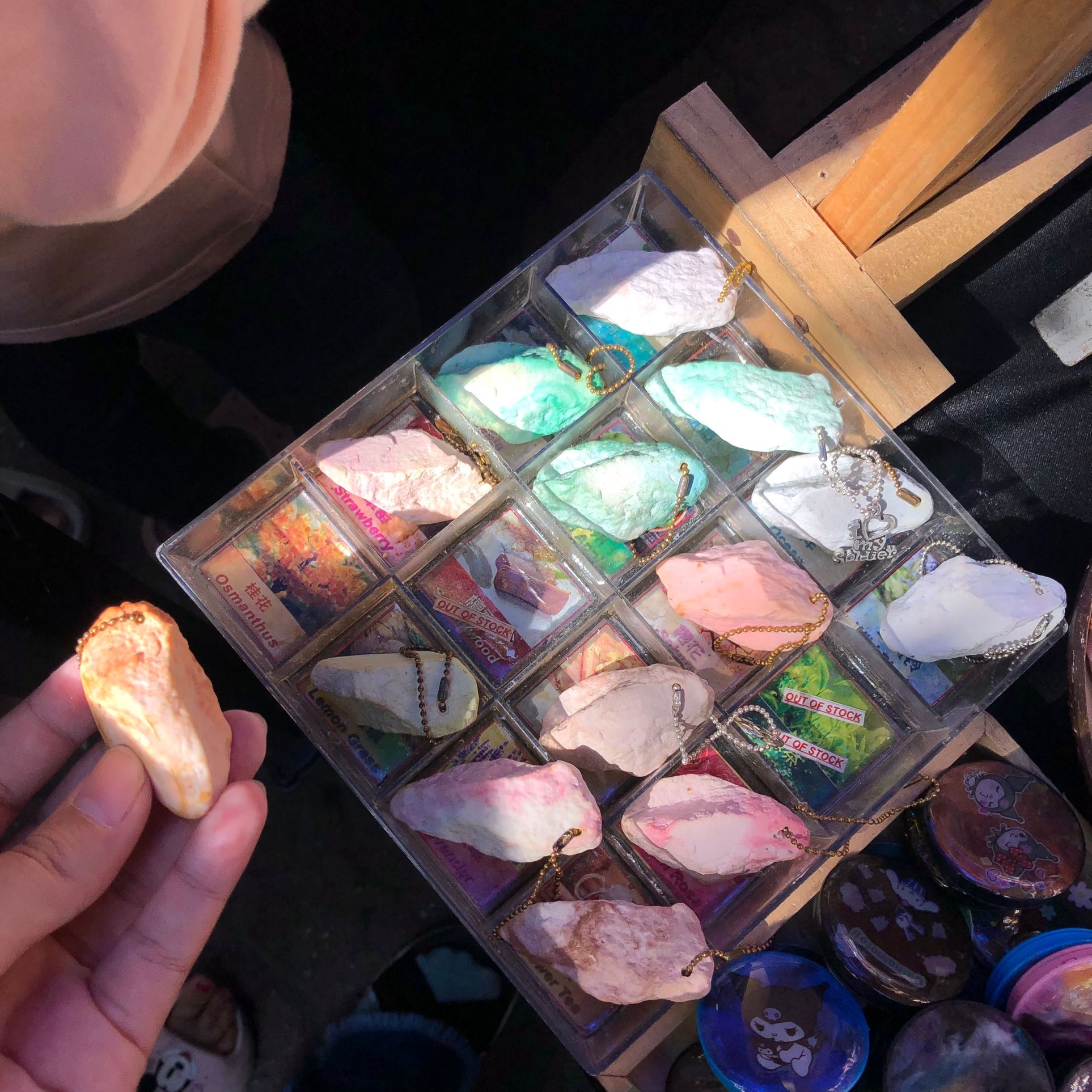 Osmanthus essential oil for my Baby Dragon aroma stone, coz it’s remind ...