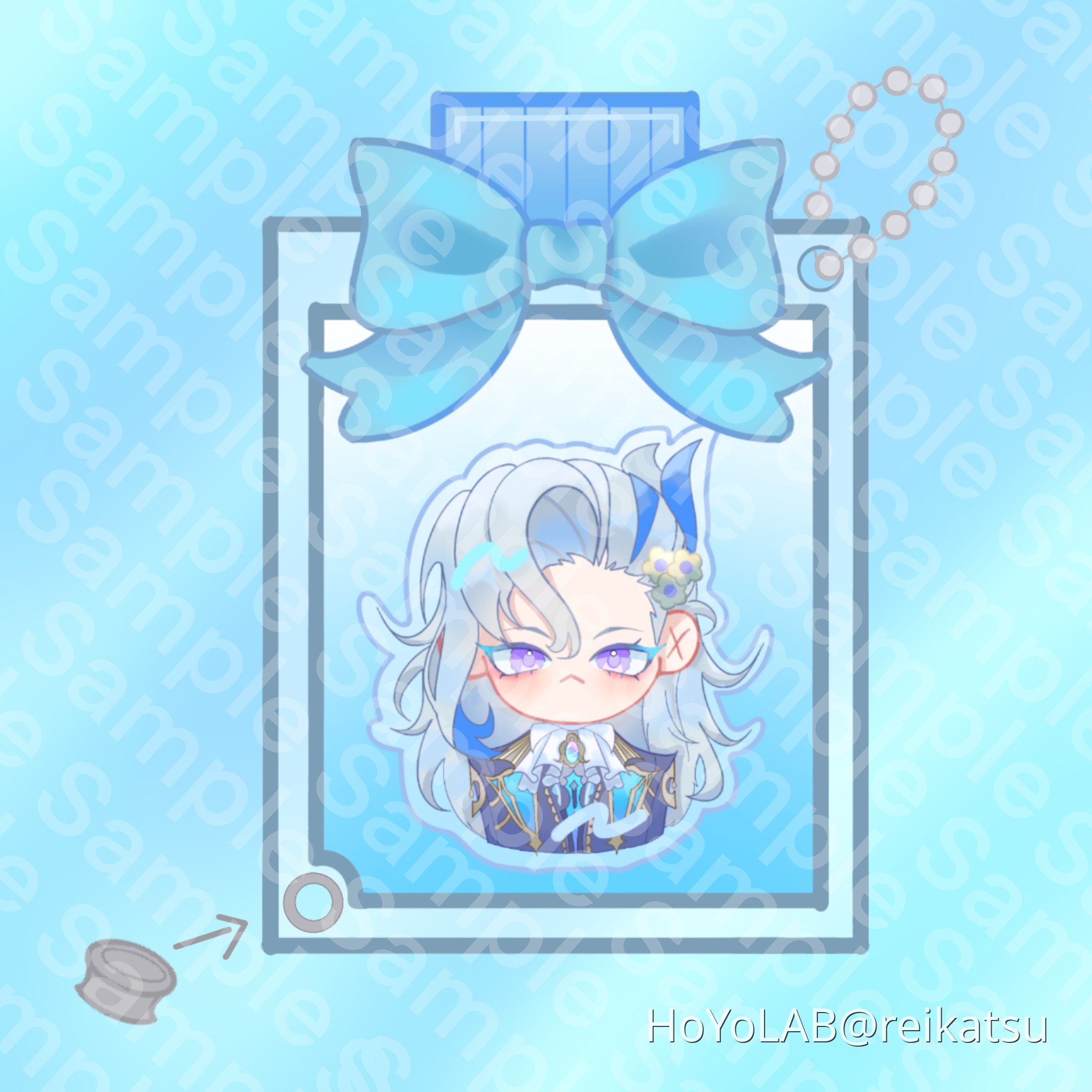Neuvillette keychain sample Genshin Impact | HoYoLAB