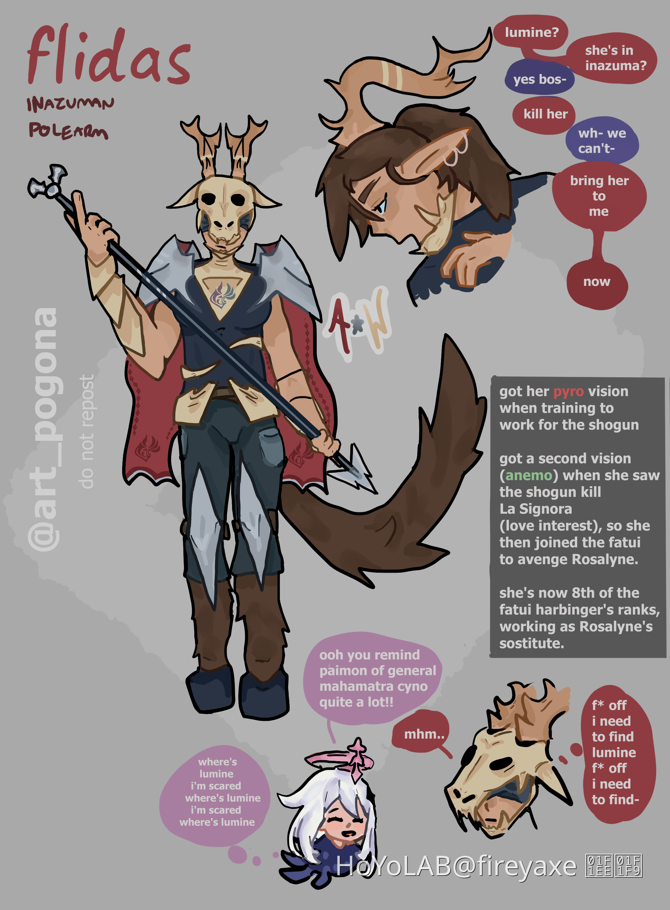 genshin fatui harbinger OC - FLIDAS Genshin Impact | HoYoLAB