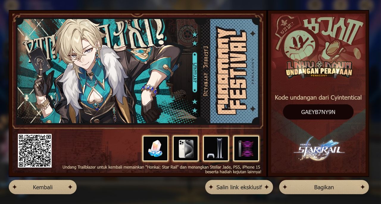 HSR Festival Invitation for returning players! Honkai: Star Rail | HoYoLAB