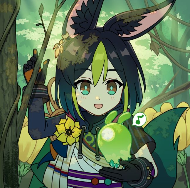 小さな仙霊と巡回中のティナリ Genshin Impact | HoYoLAB