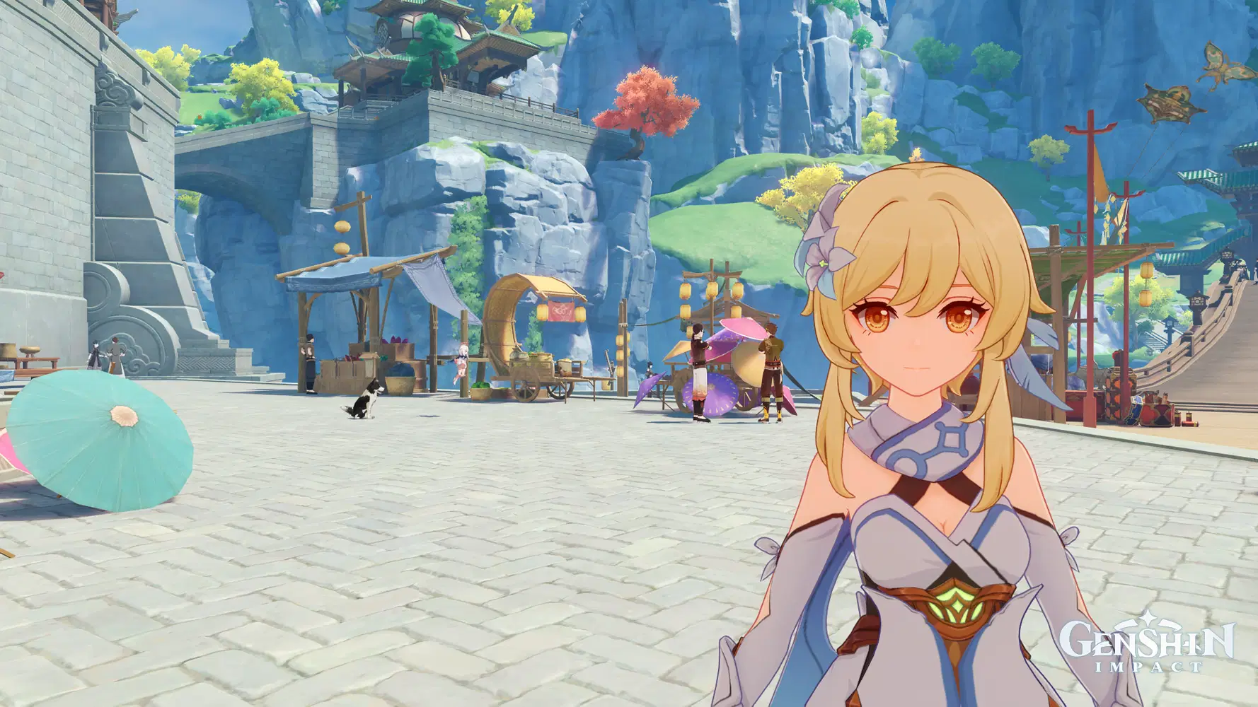 Paimon floating far from us. Genshin Impact | HoYoLAB