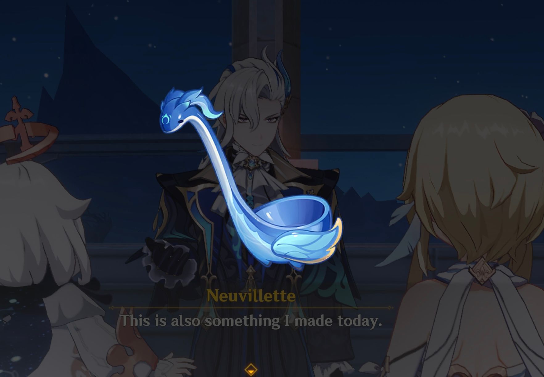 Is that Neuvilette's dragon form? Looks kinda like him Genshin Impact ...