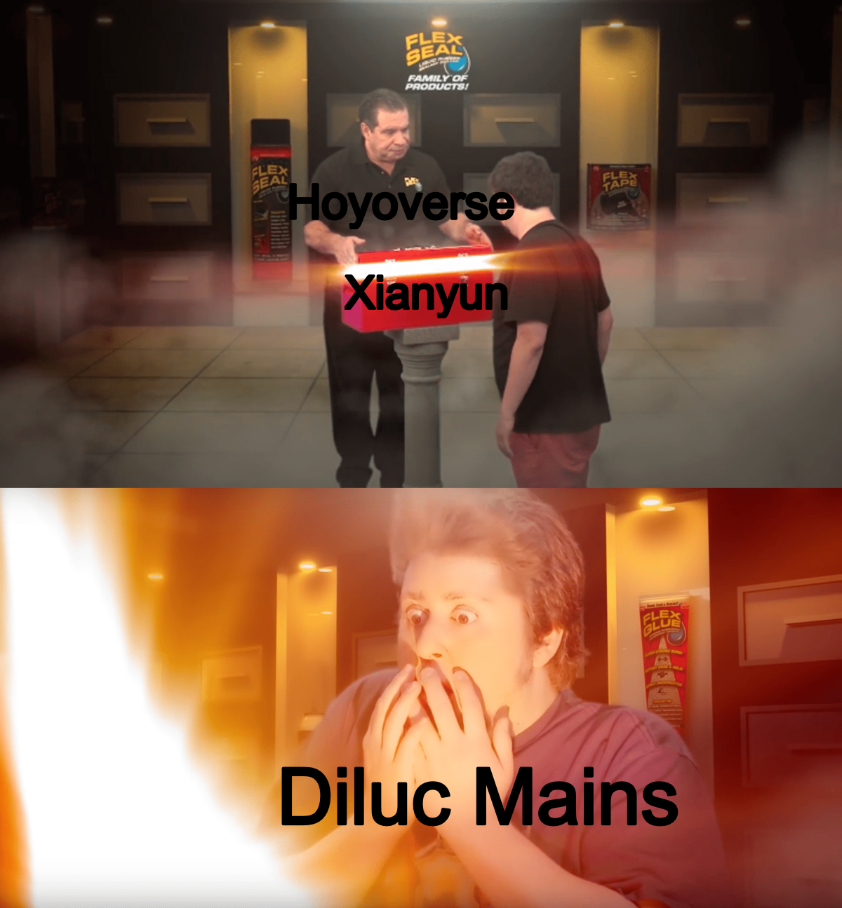 Diluc Mains After Xianyun's Announcement (Genshin Meme) Genshin Impact ...
