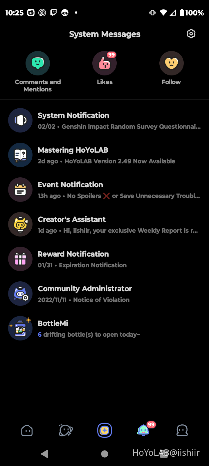 SO CLOSE to 99+ notifications | HoYoLAB