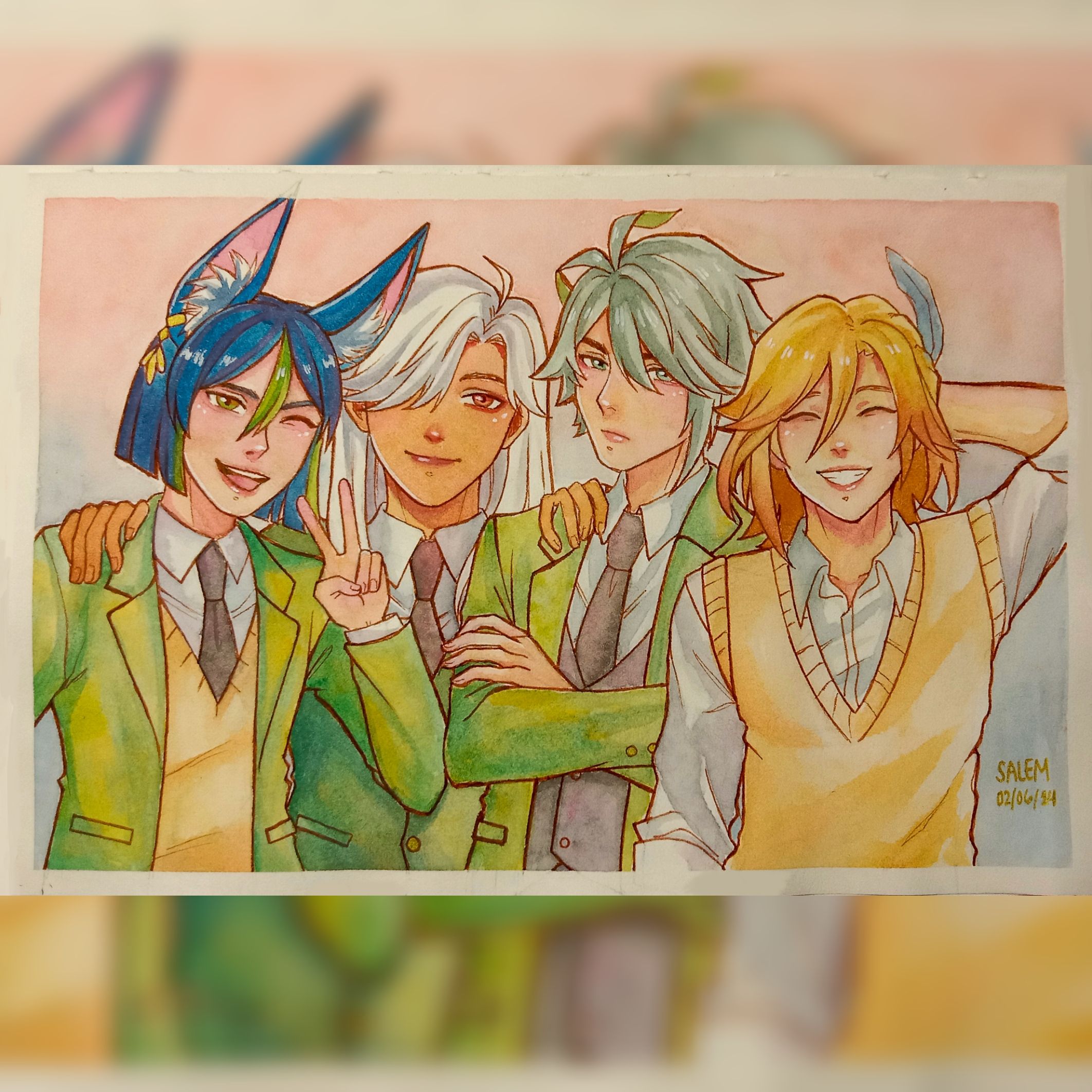 Sumer High (modern AU) Genshin Impact | HoYoLAB