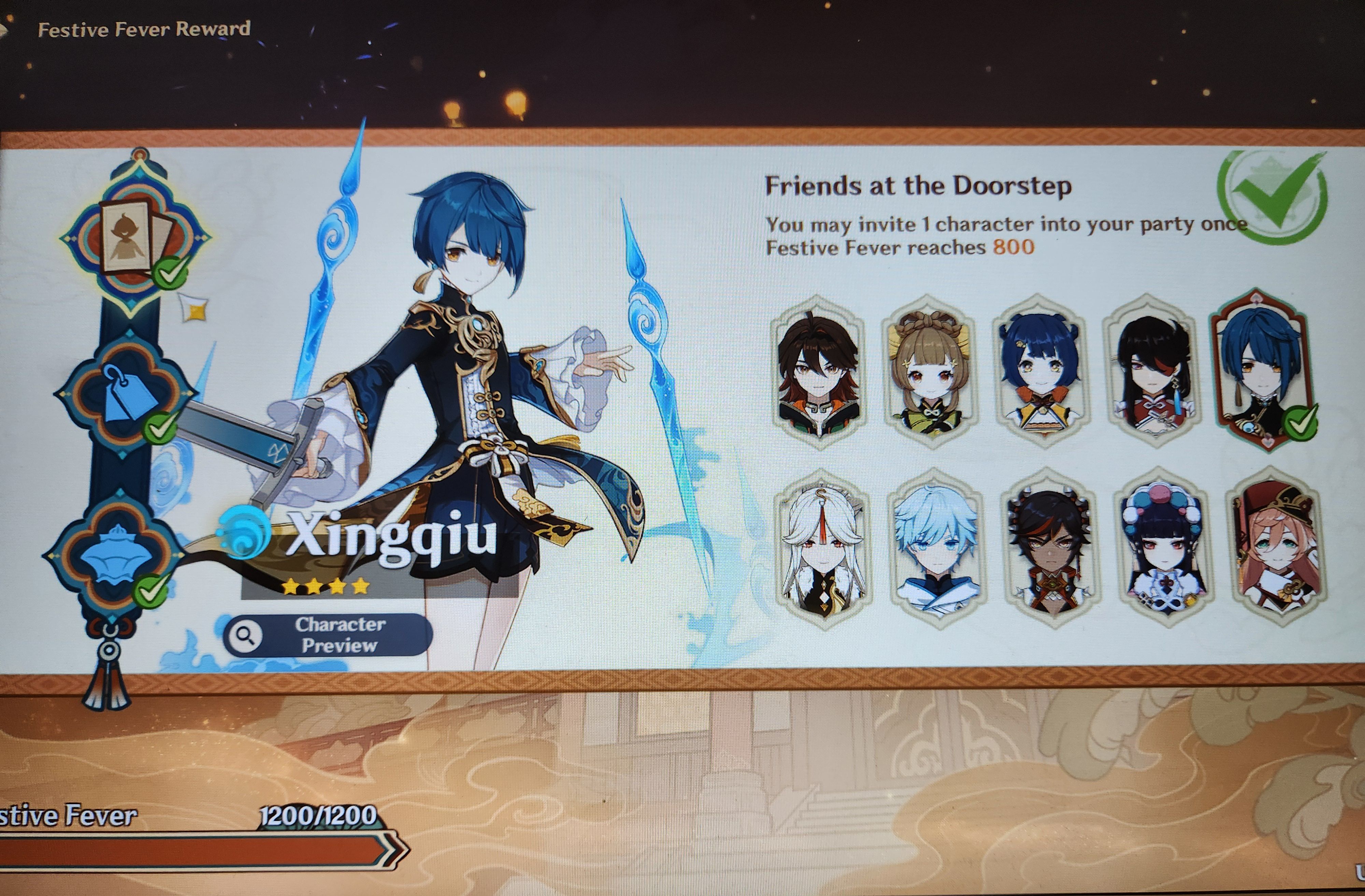 I just chose Xingqui as the 4 star I want, but before that I got his ...