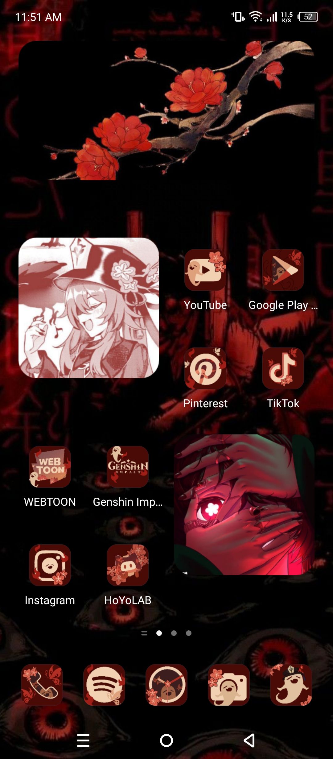 Hu-tao phone theme Genshin Impact | HoYoLAB