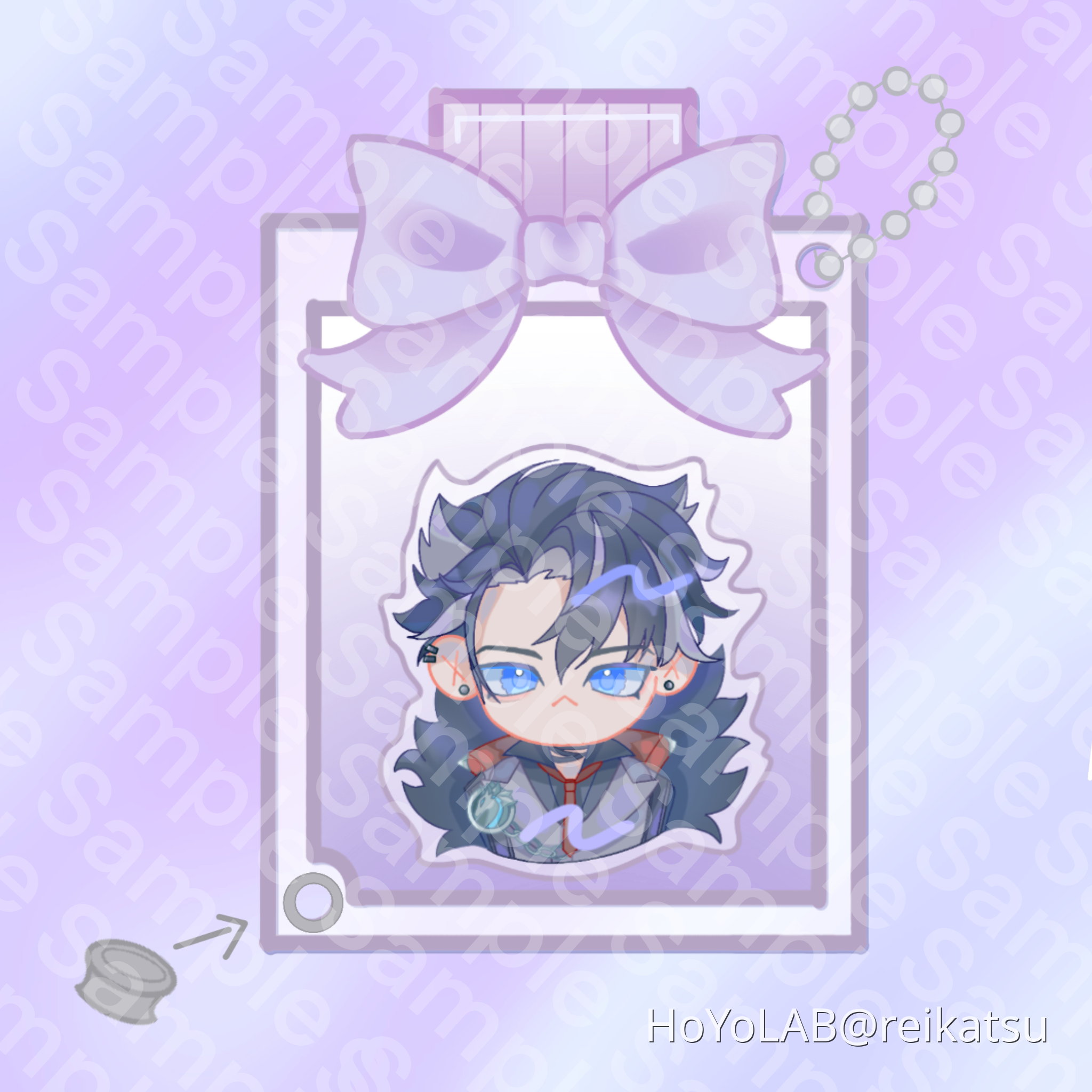 Wriothesley keychain sample Genshin Impact | HoYoLAB