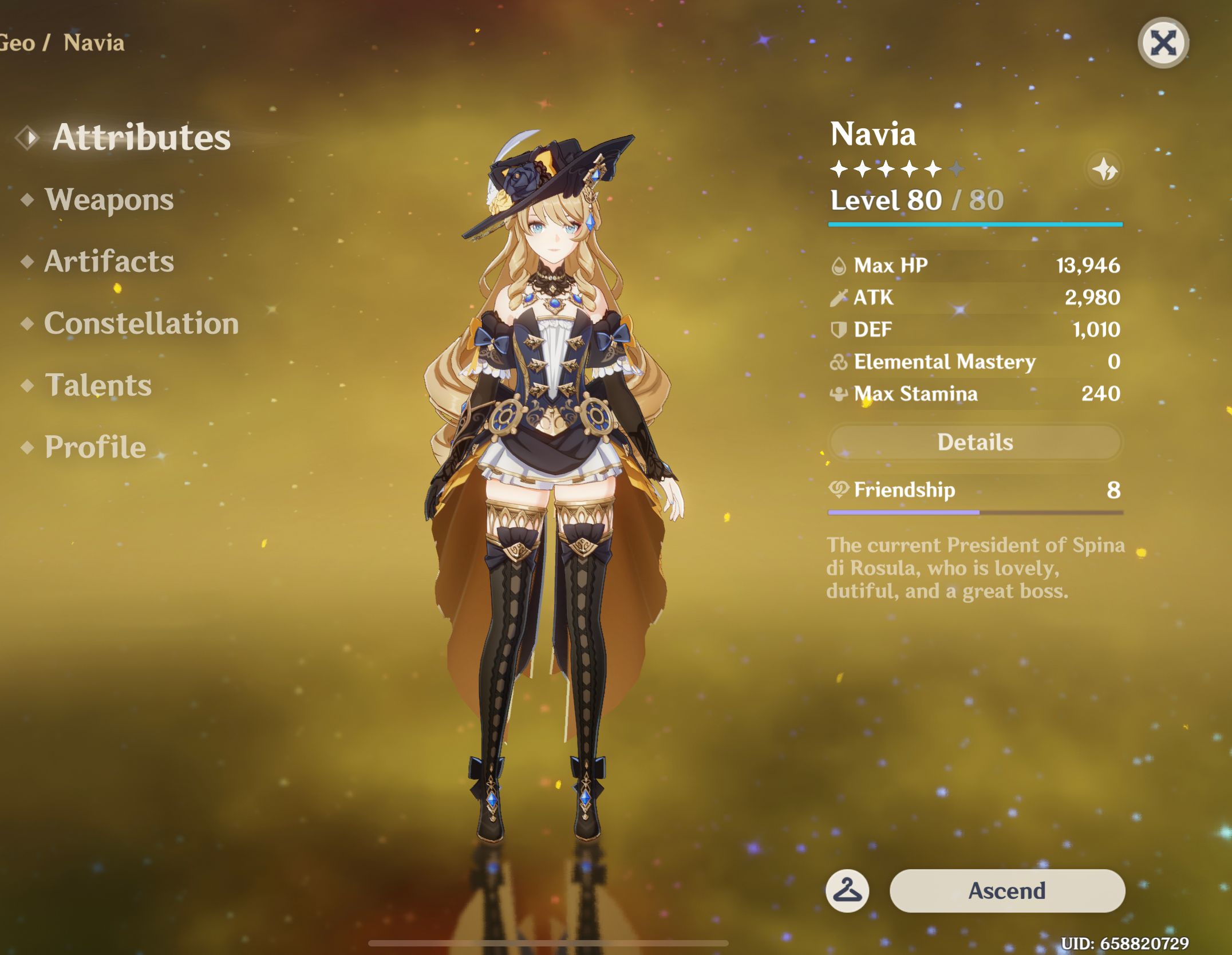 My Navia build help needed Genshin Impact | HoYoLAB