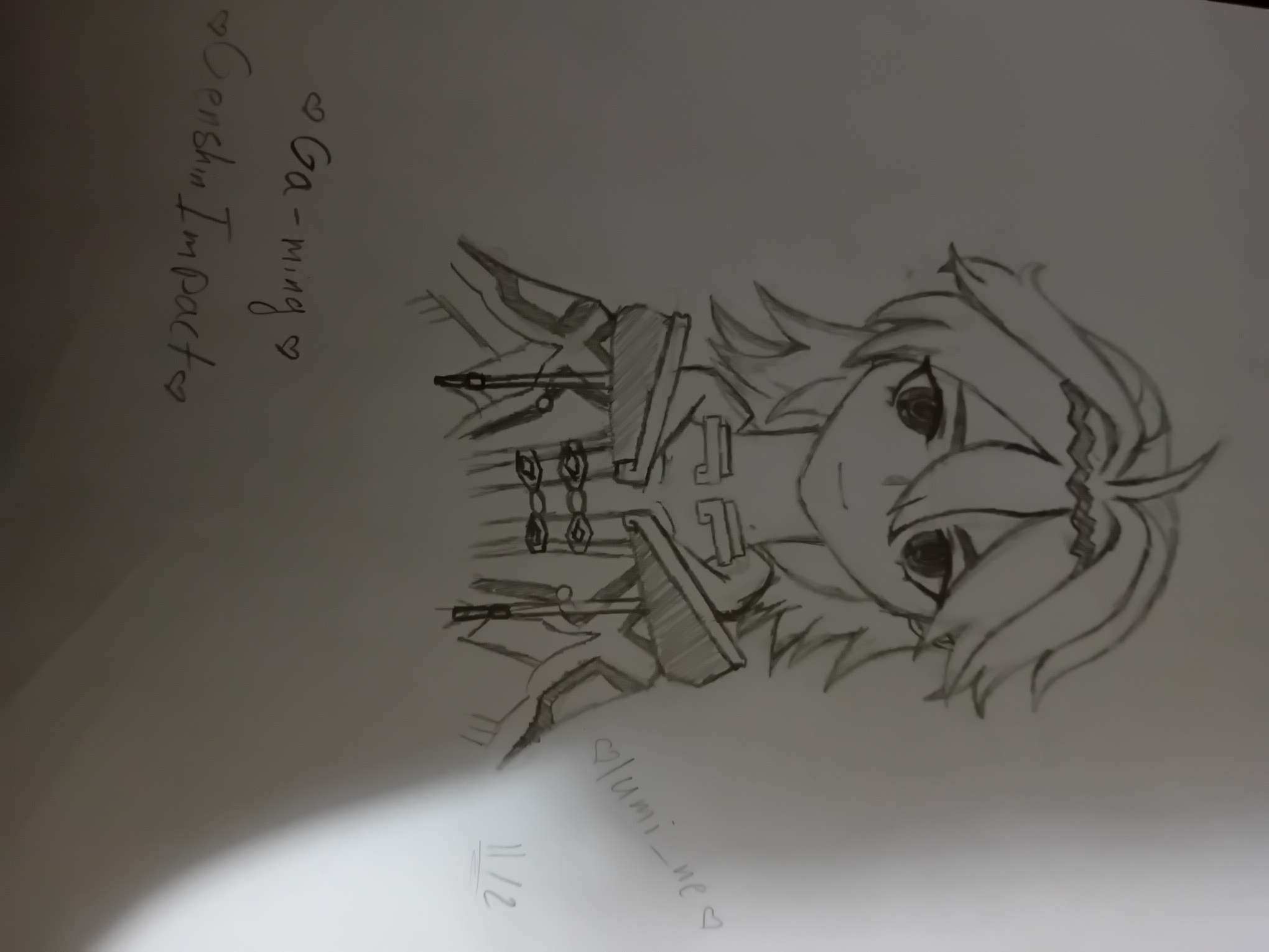 ga-ming drawing Genshin Impact | HoYoLAB