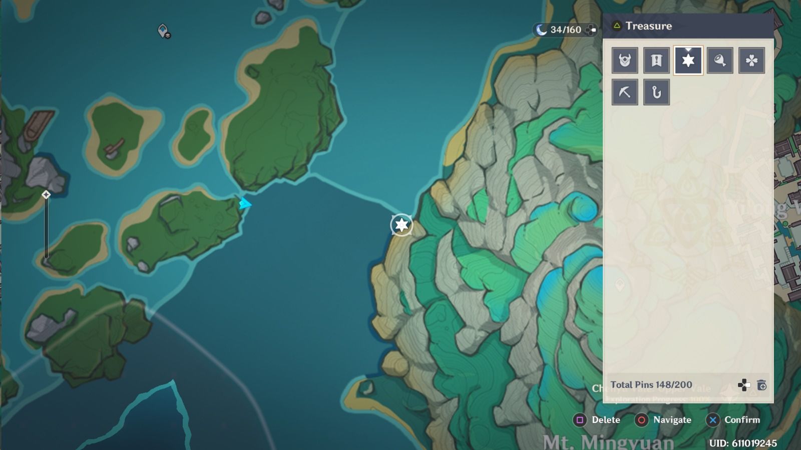 Precious Chest next to the waterfall Genshin Impact | HoYoLAB