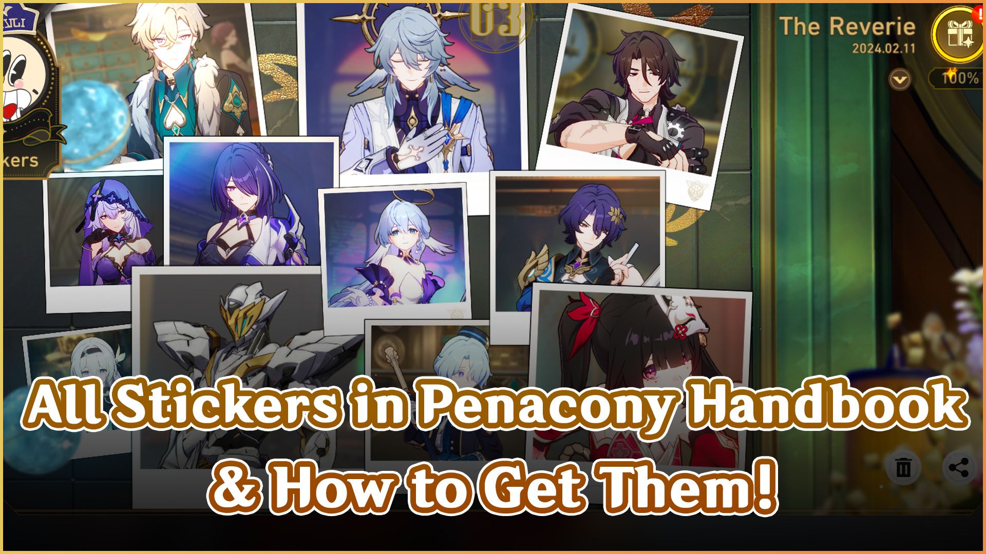 [Star Rail 2.0] All Stickers in Dreamtour Handbook & How to Get Them ...