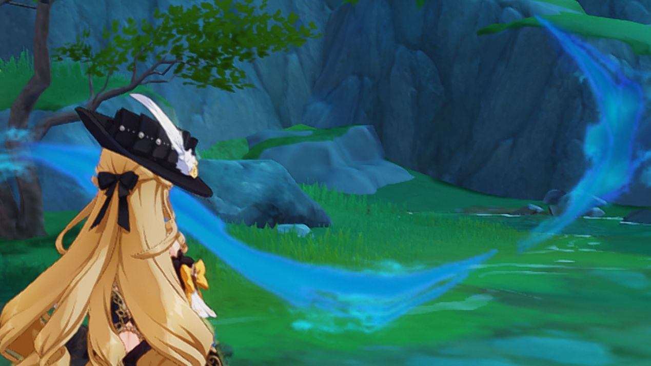 This blue smoke Genshin Impact | HoYoLAB