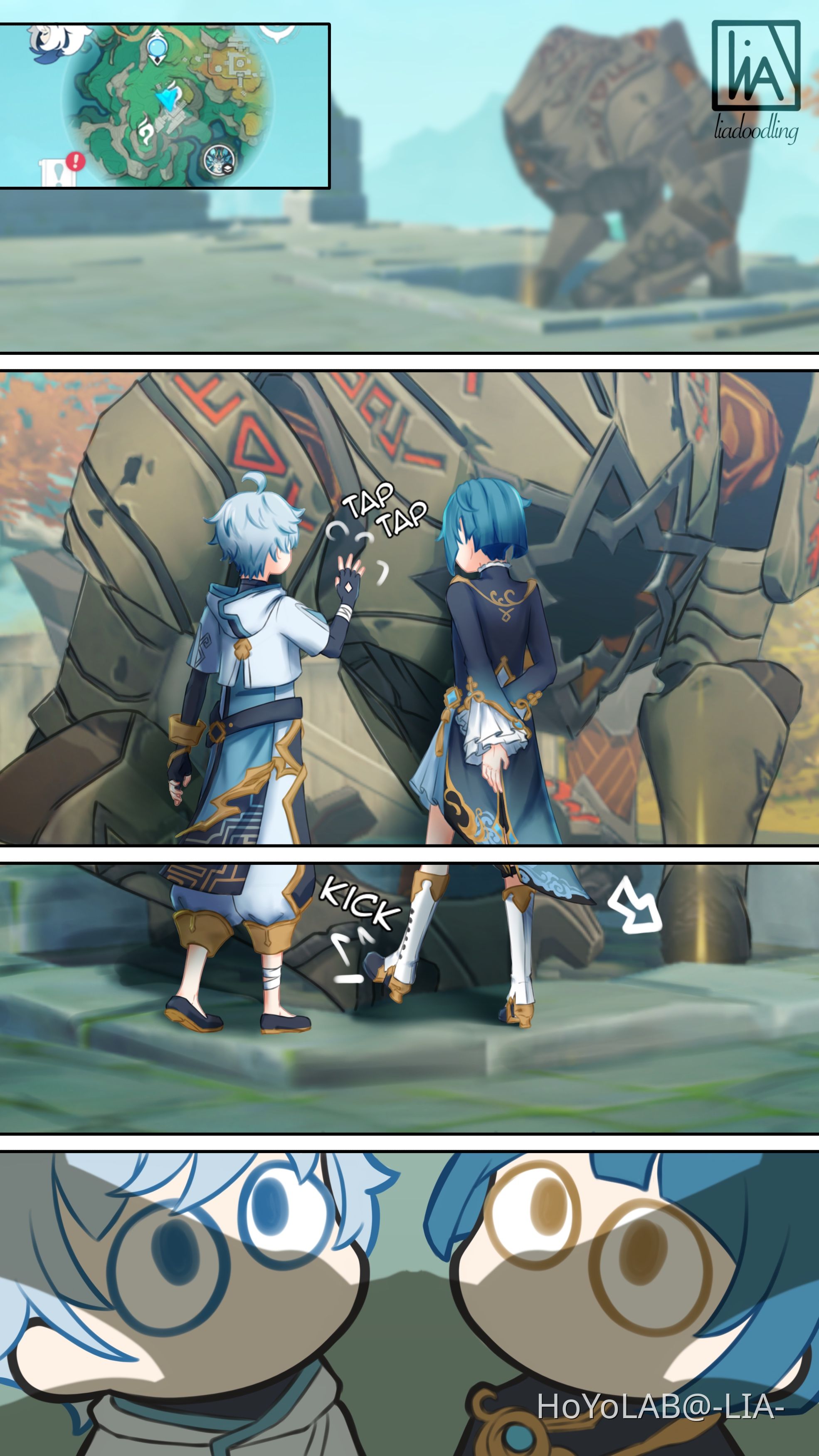 What happens if you tap and kick a ruin hunter? Genshin Impact | HoYoLAB