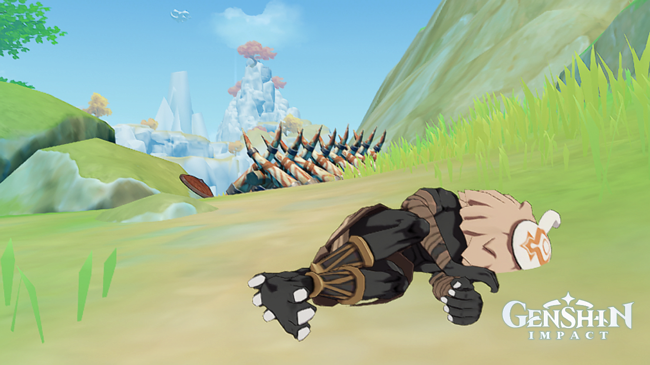 When I found these hilichurls my first thought was to have a photo ...