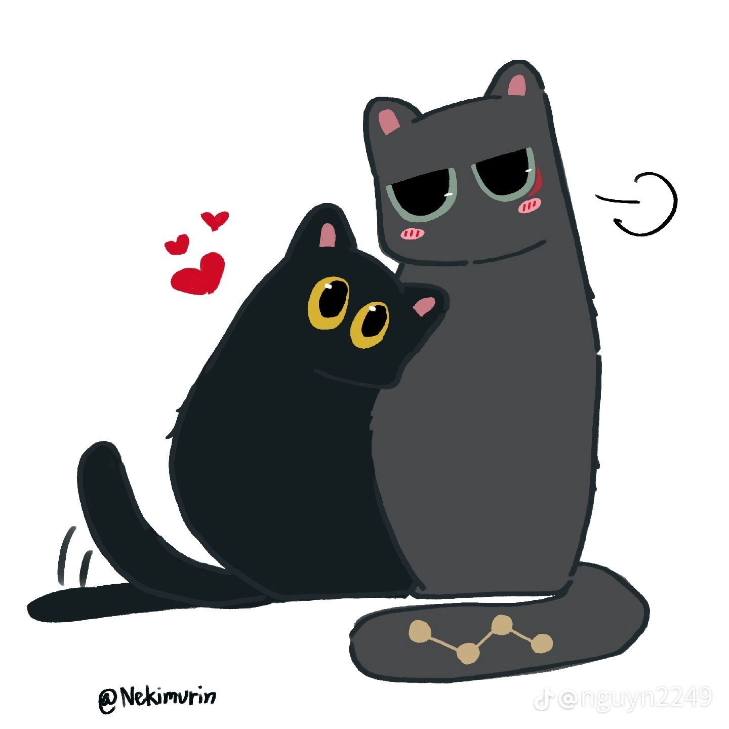 Trailblazer cat X Dan Heng cat Honkai: Star Rail | HoYoLAB