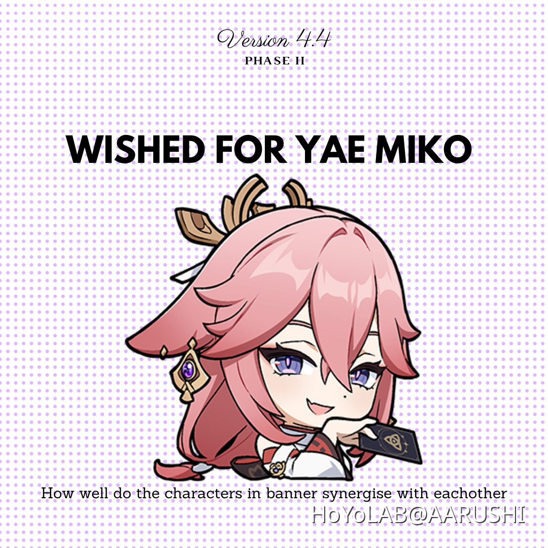 4.4 Phase II Character Banner - Yae Miko Genshin Impact | HoYoLAB