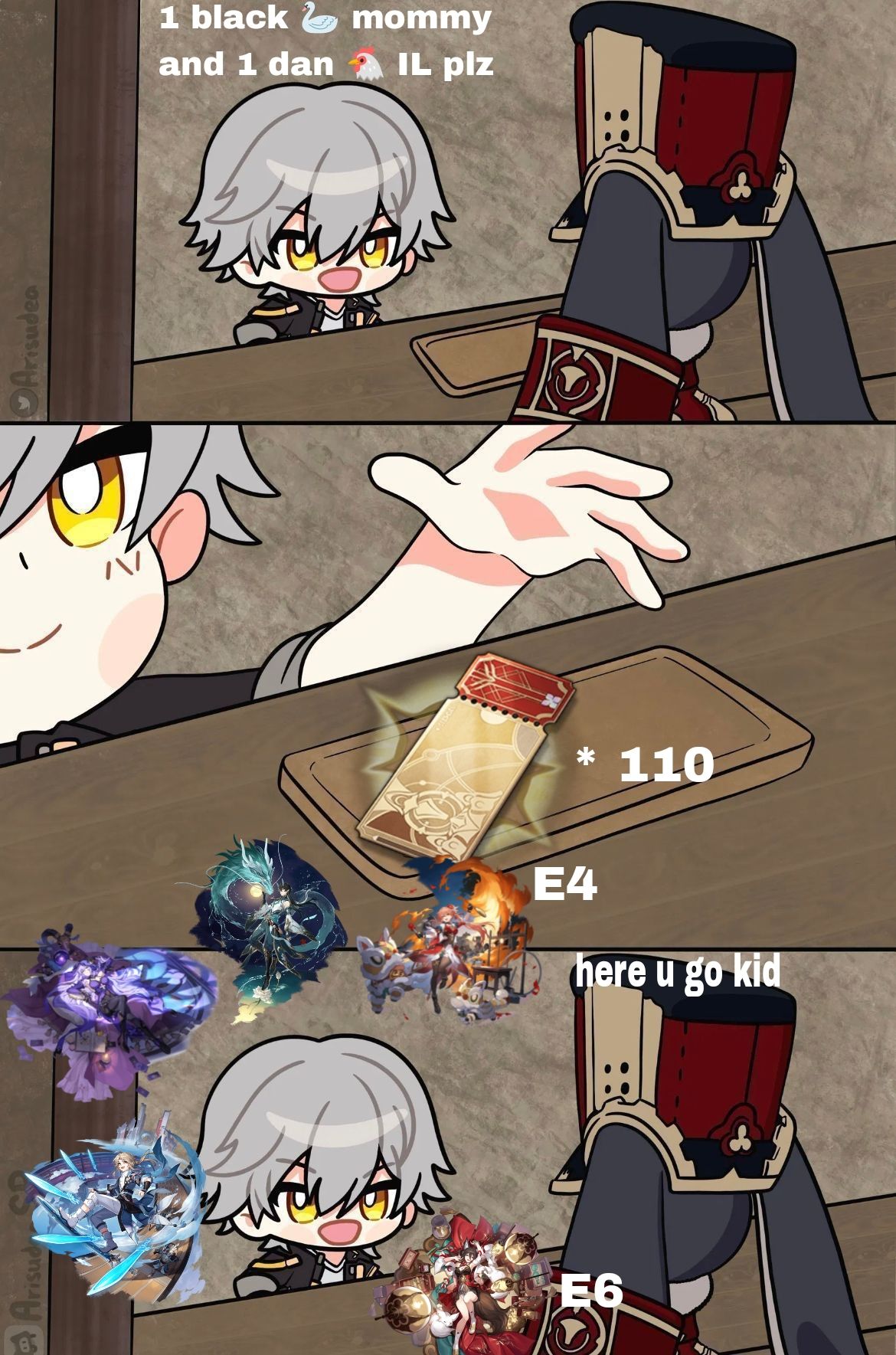 Hsr be giving me 5 stars at 20-40 pity 💀😙 Honkai: Star Rail | HoYoLAB