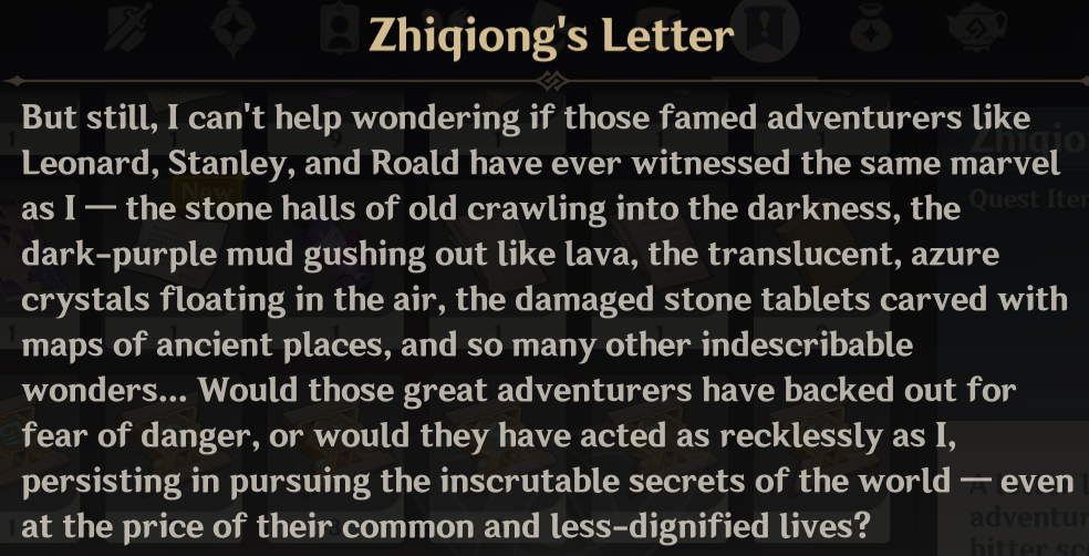 Zhiqiong's final letter suggests Leonard had no Vision Genshin Impact ...