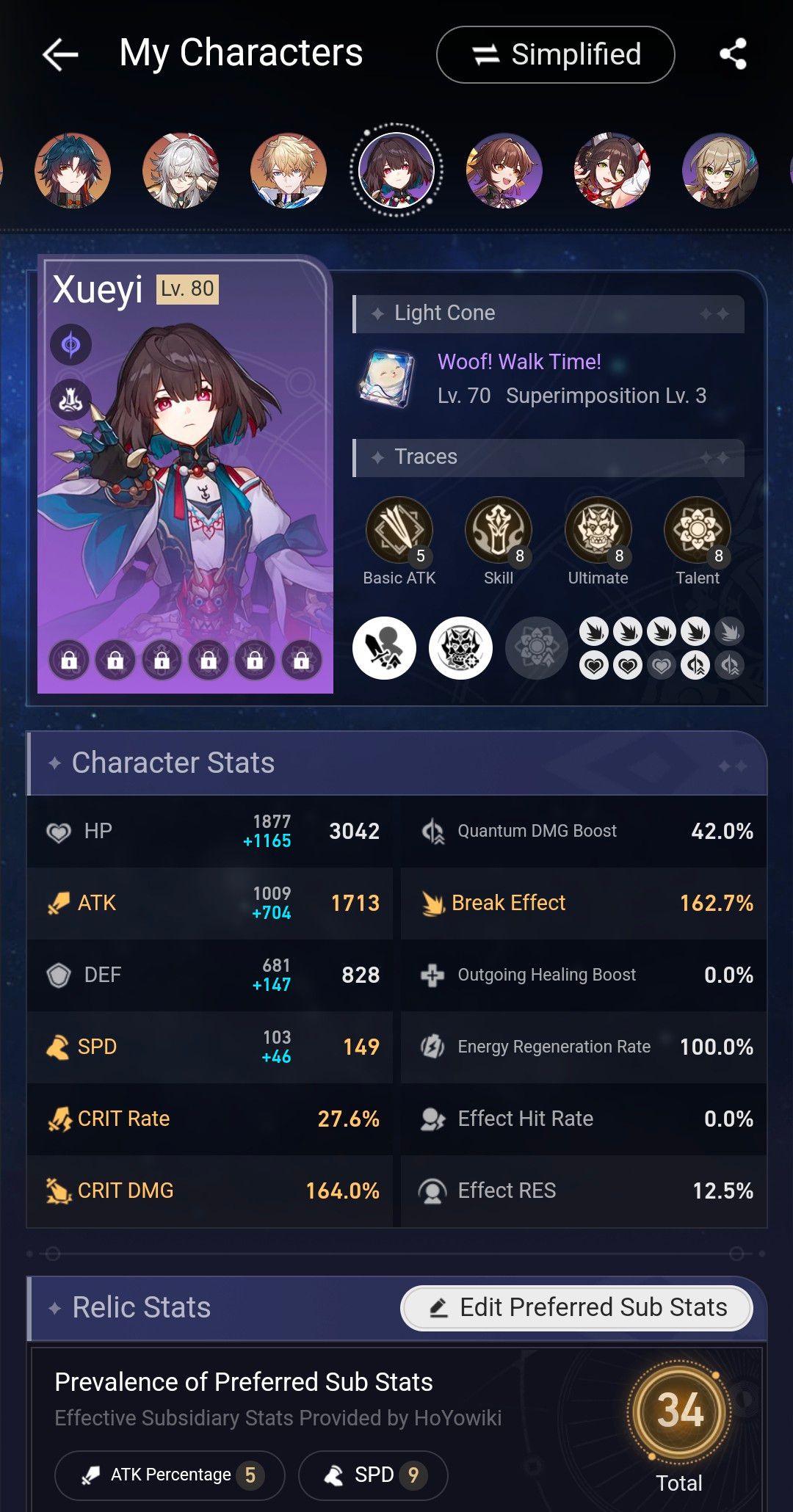 Xueyi build? Honkai: Star Rail | HoYoLAB
