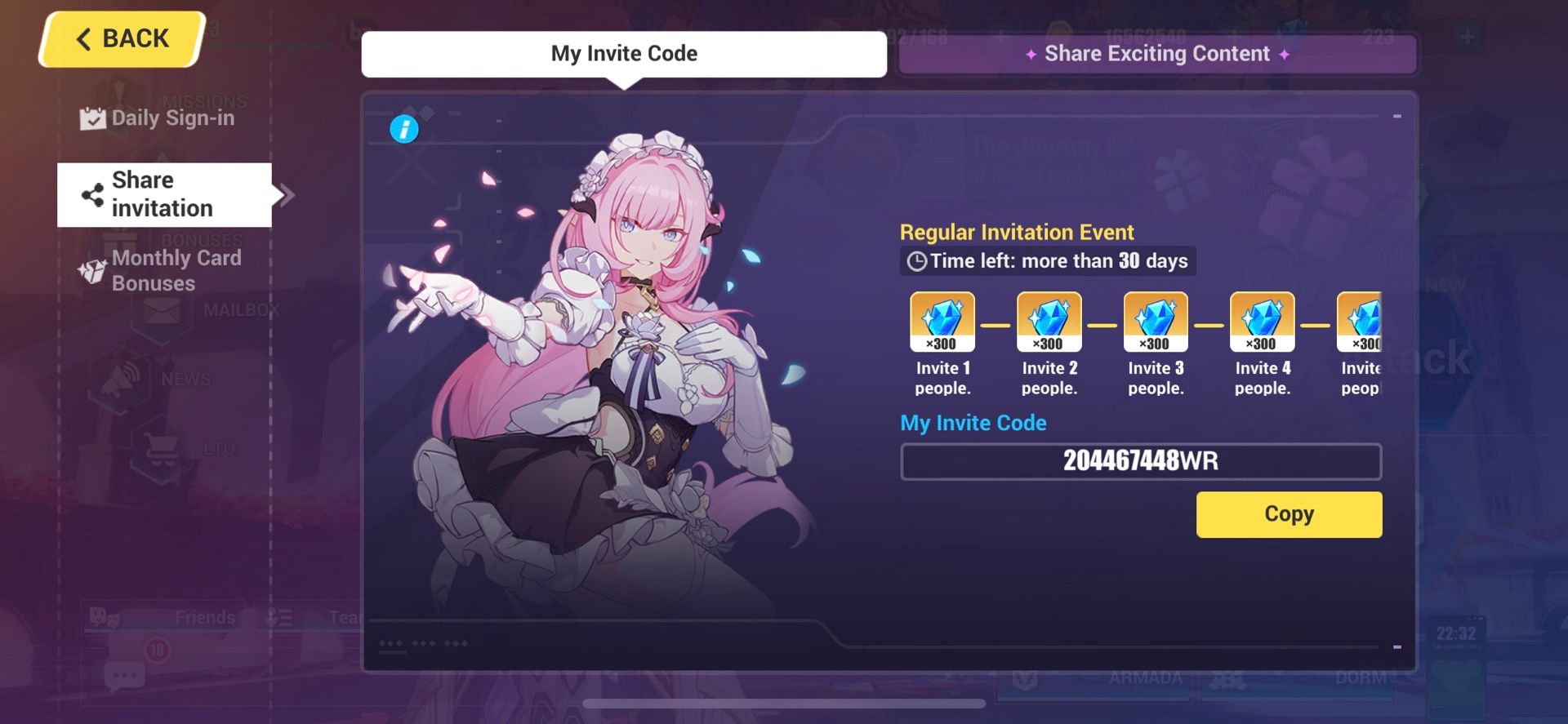 haaai~ pls use my code: 204467448WR thankss