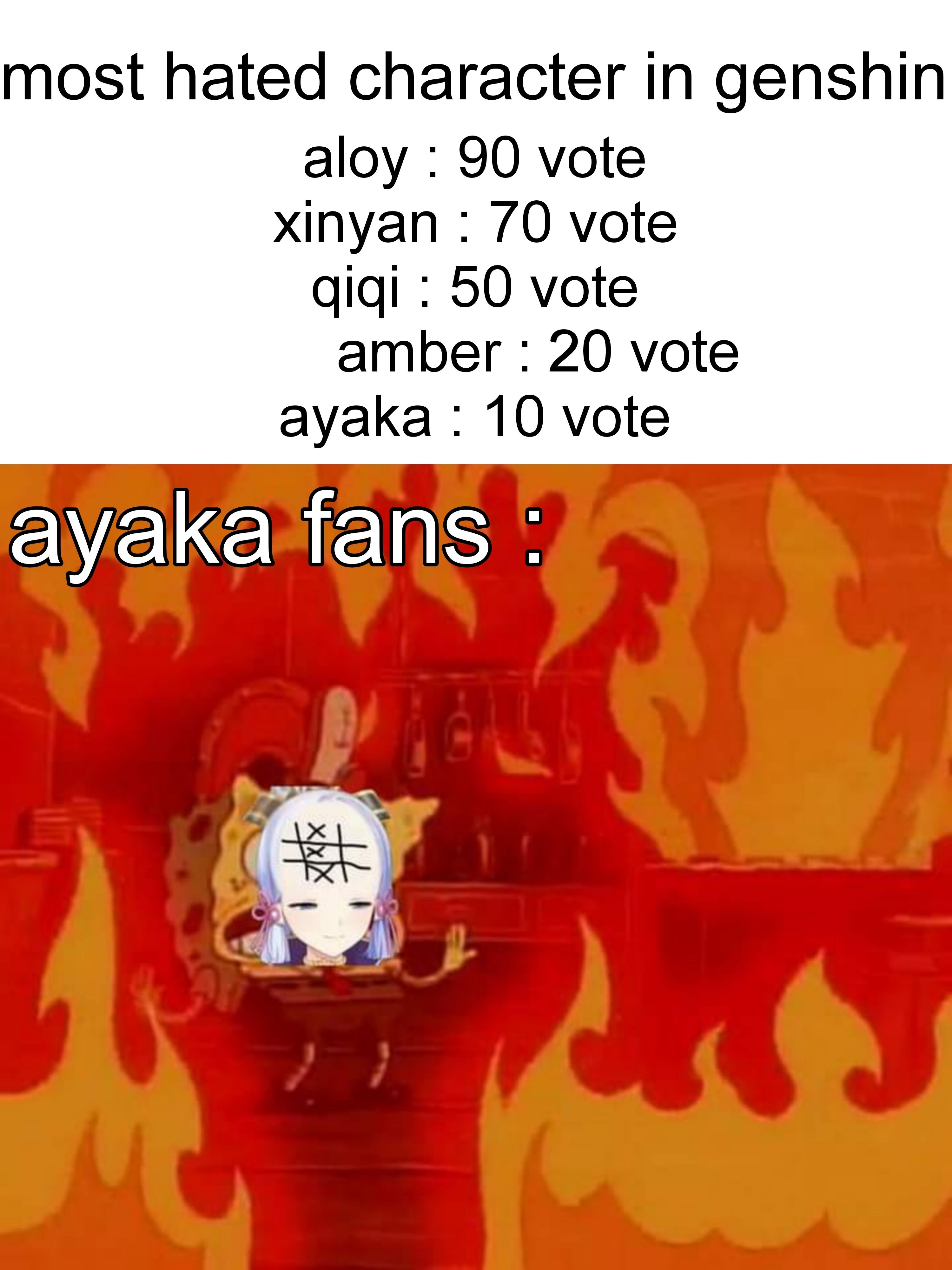 ayaka fans in nutshell Genshin Impact | HoYoLAB