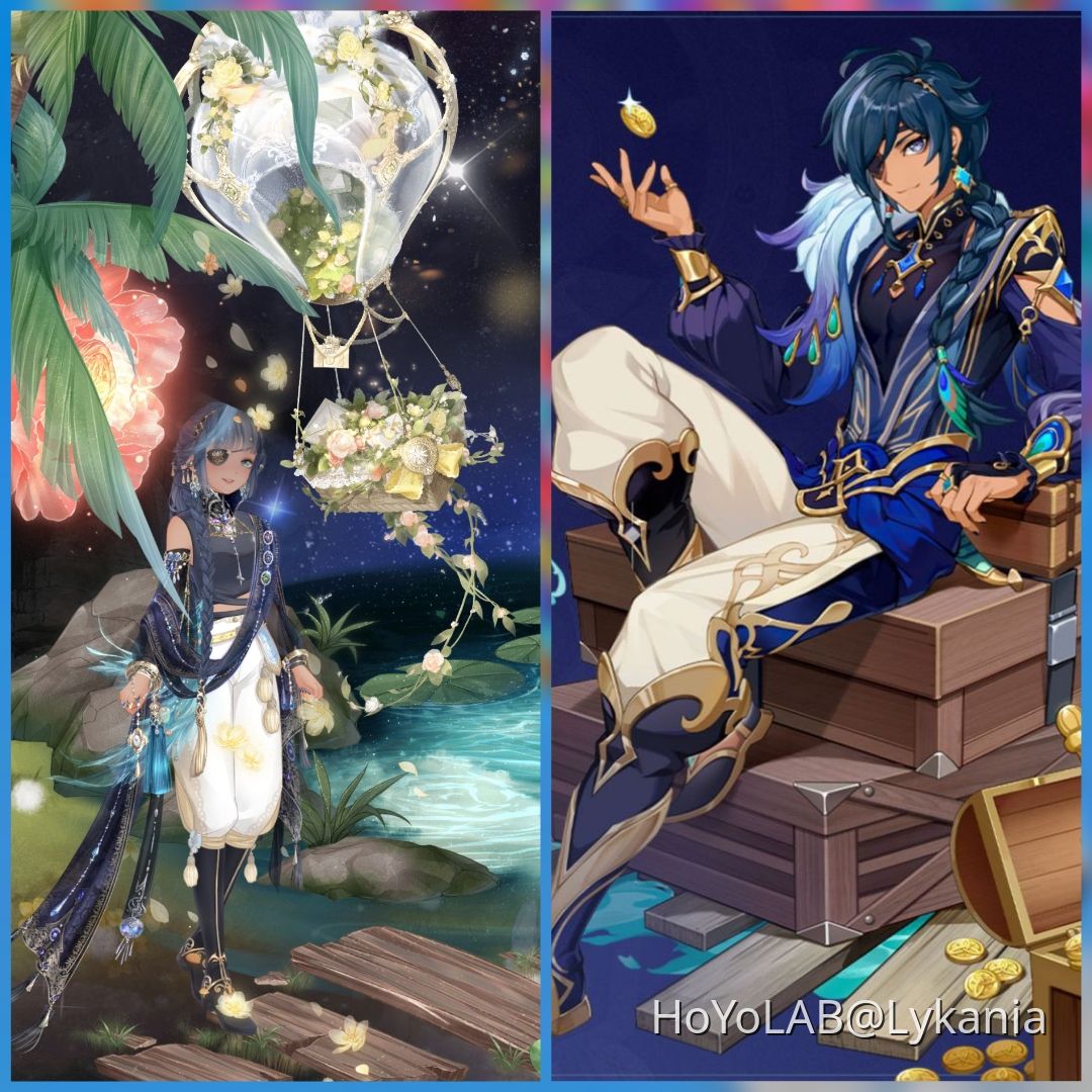 Kaeya: Sailwind Shadow [created with the game Love Nikki] Genshin ...