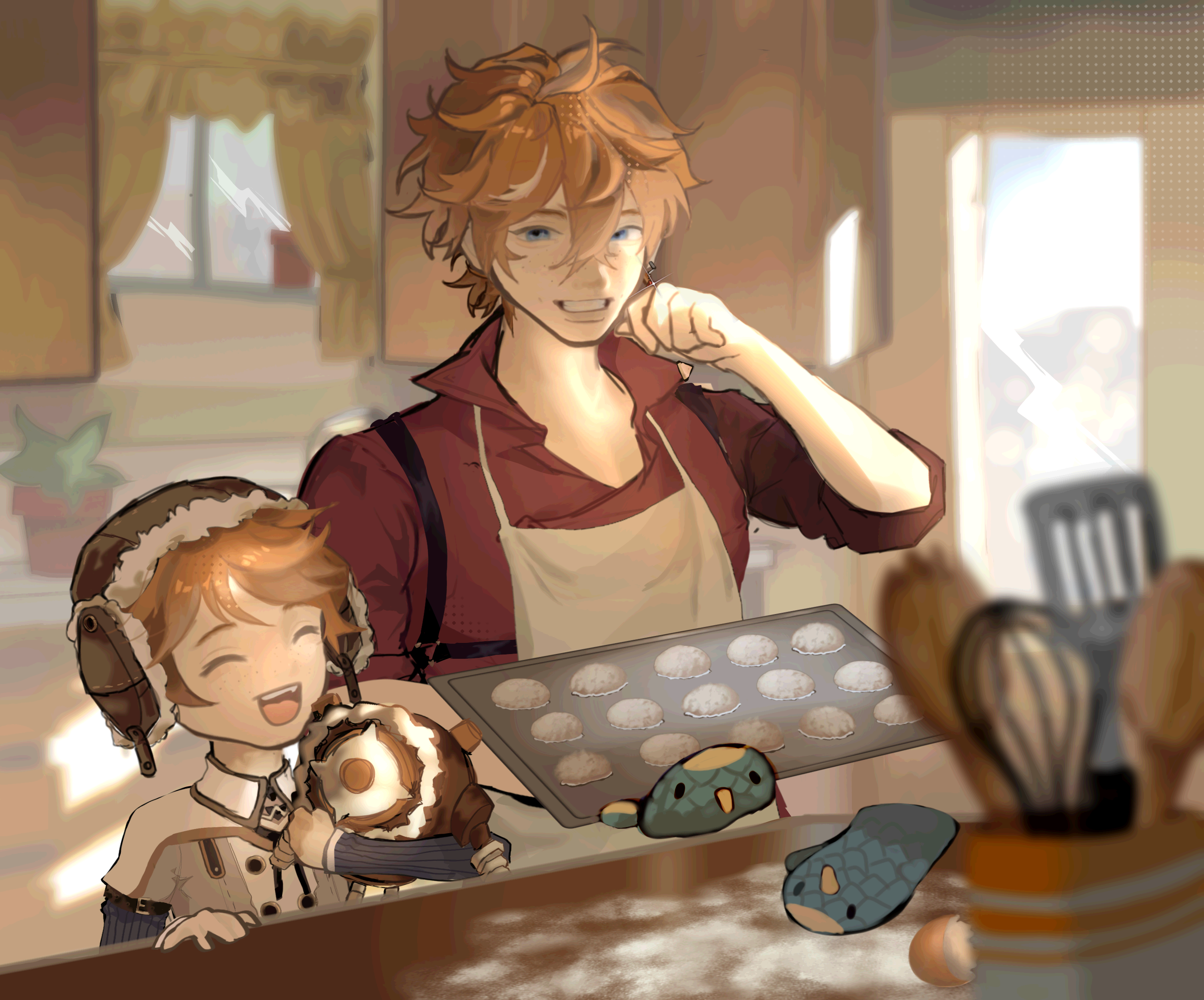 Childe and Teucer! Genshin Impact | HoYoLAB