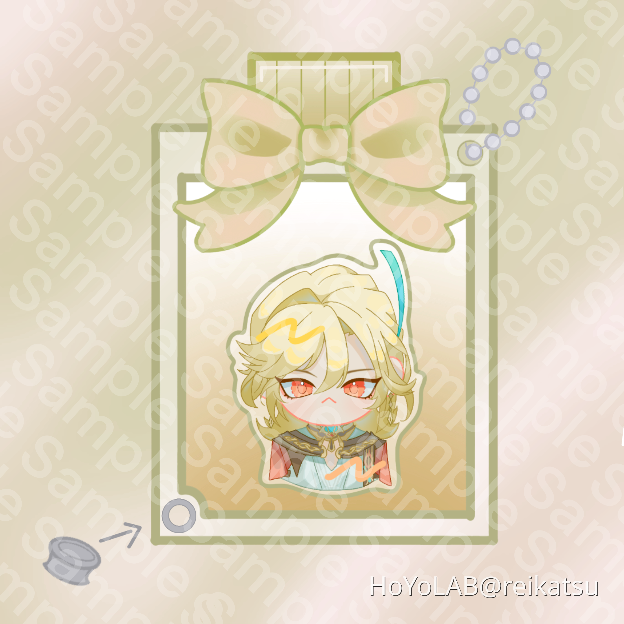 Kaveh keychain sample Genshin Impact | HoYoLAB