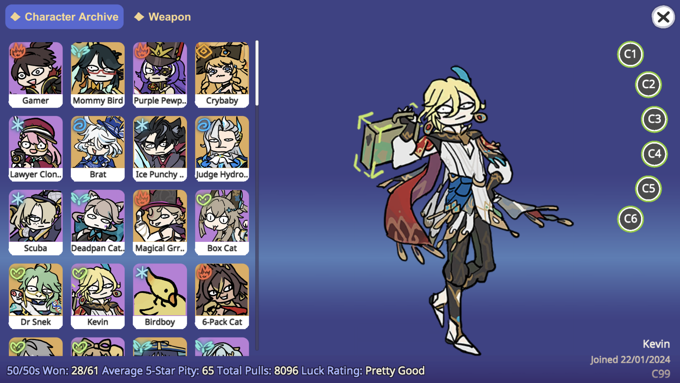 One more Kevin Genshin Impact | HoYoLAB