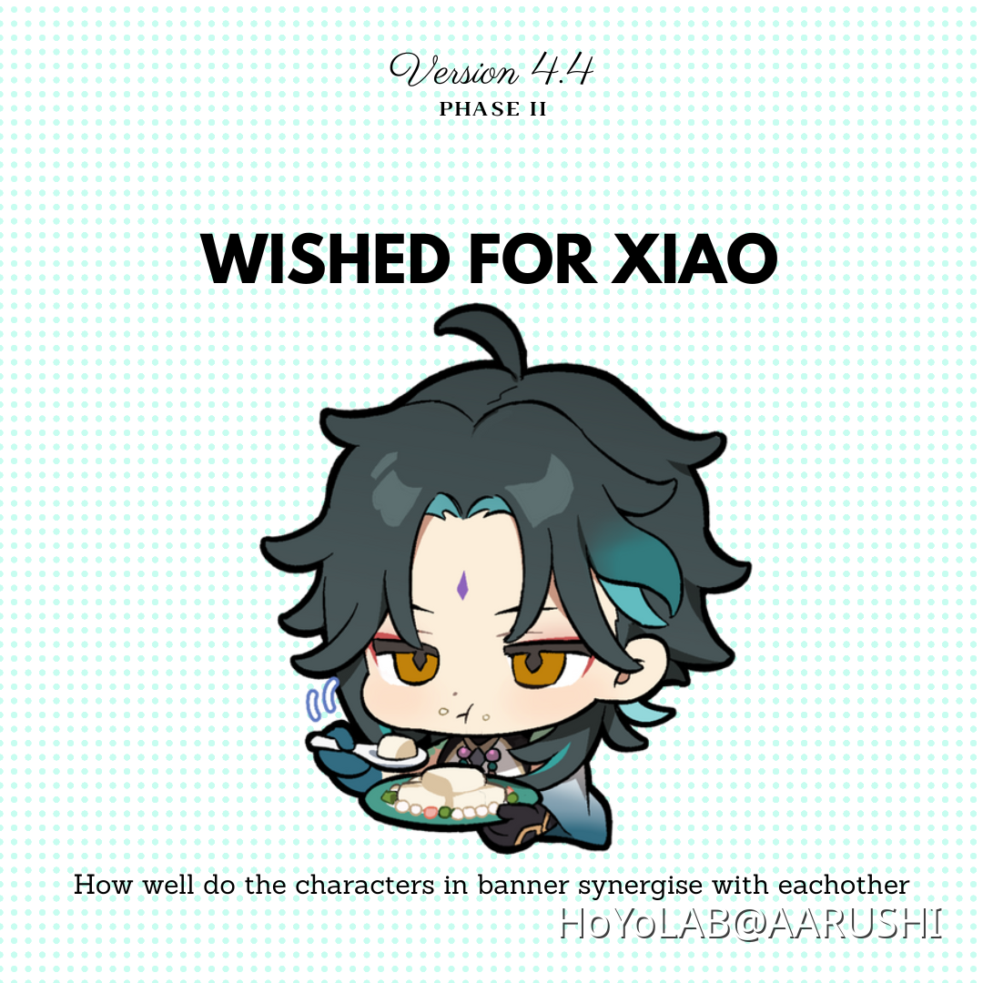 4.4 Phase II Character Banners - Xiao Genshin Impact | HoYoLAB