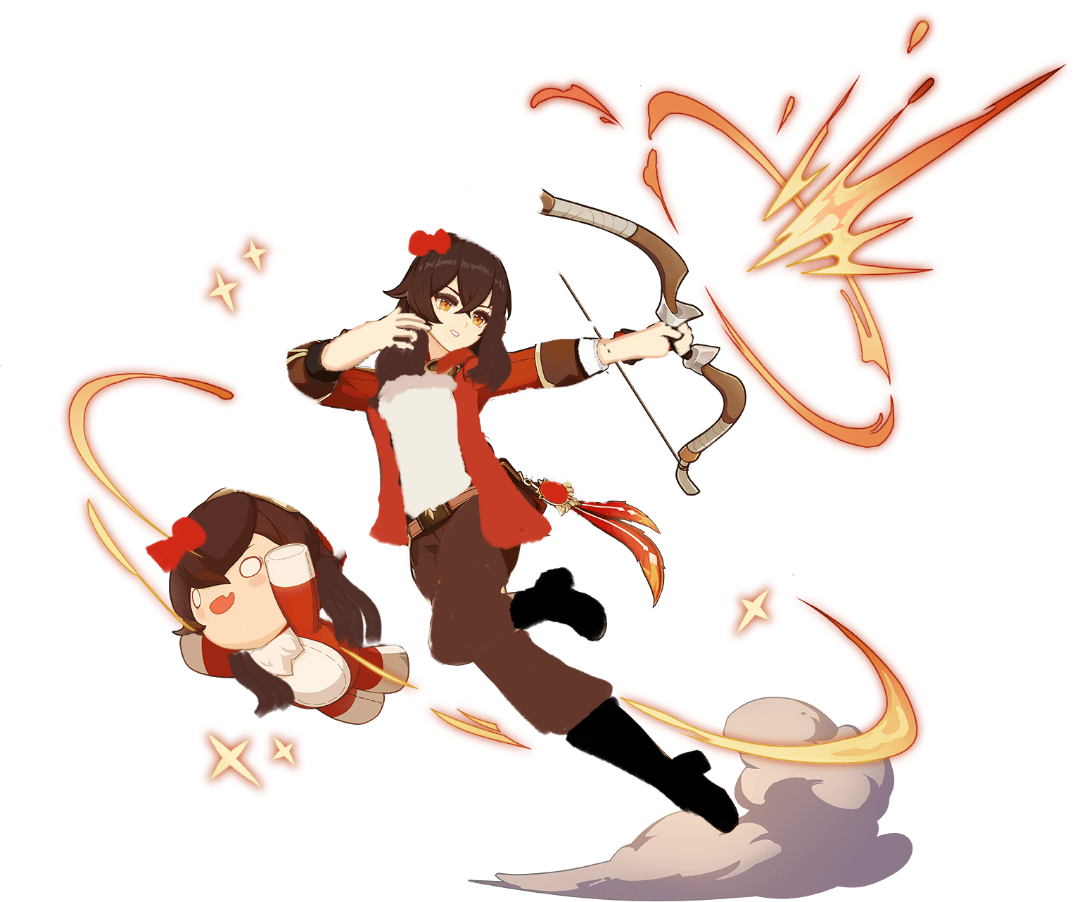 Amber redesigned (modern) Genshin Impact | HoYoLAB