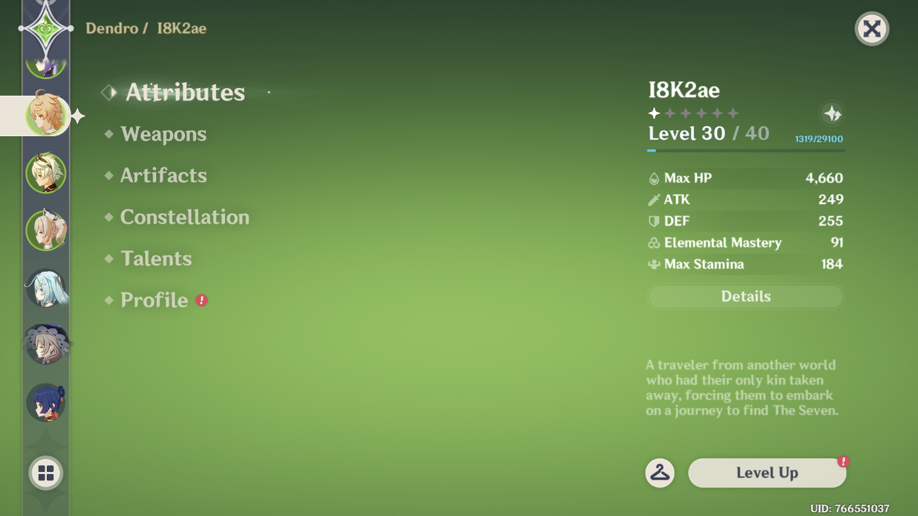 Alt: weird character menu bug lol Genshin Impact | HoYoLAB