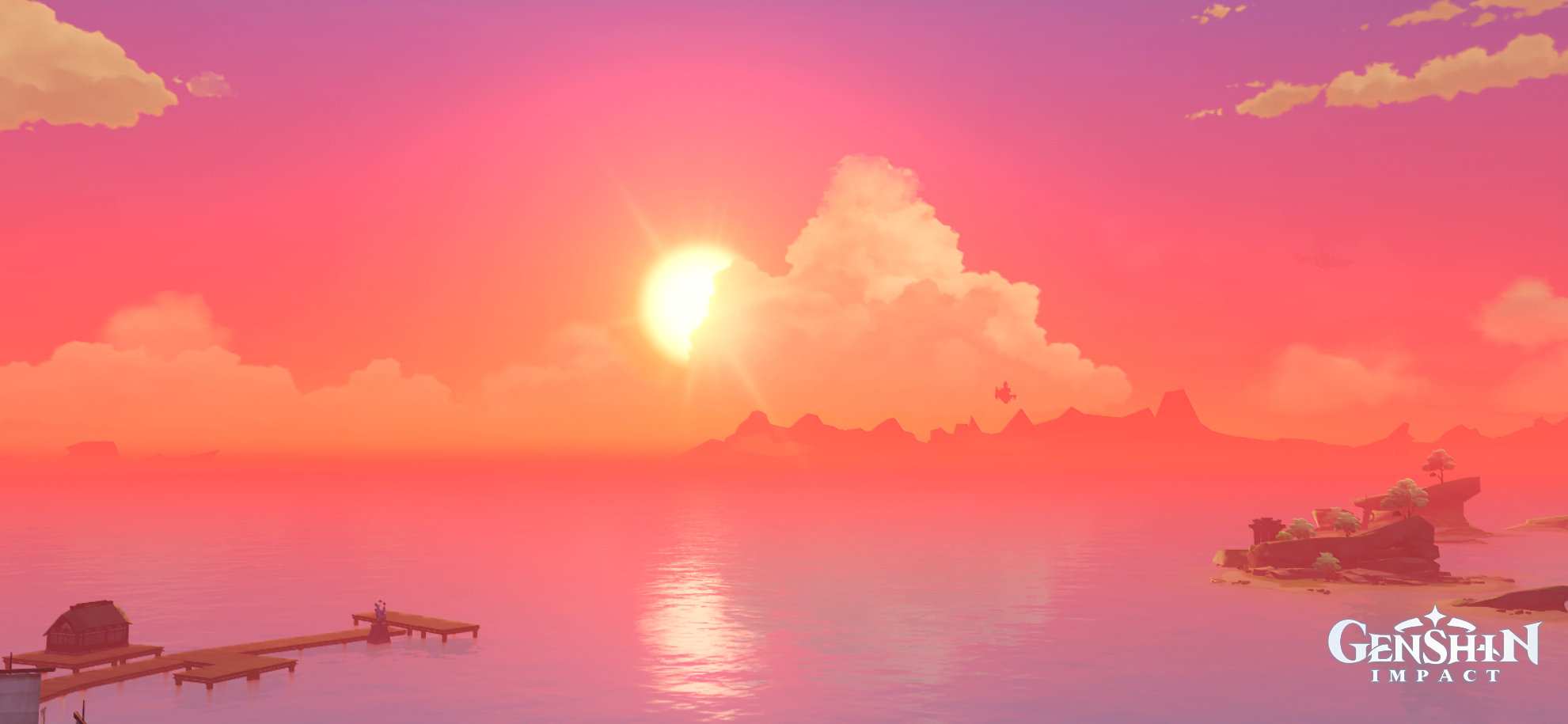 Sunset in inazuma:D Genshin Impact | HoYoLAB