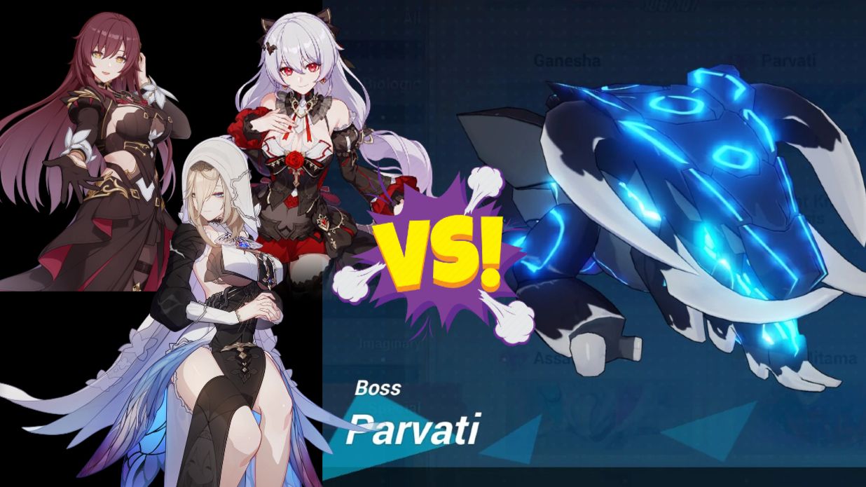 [Honkai Impact 3] Parvati Counter Type BOSS ABYSS NIRVANA | LV (S) GD (SSS) DP (S) | 7.2 patch ...