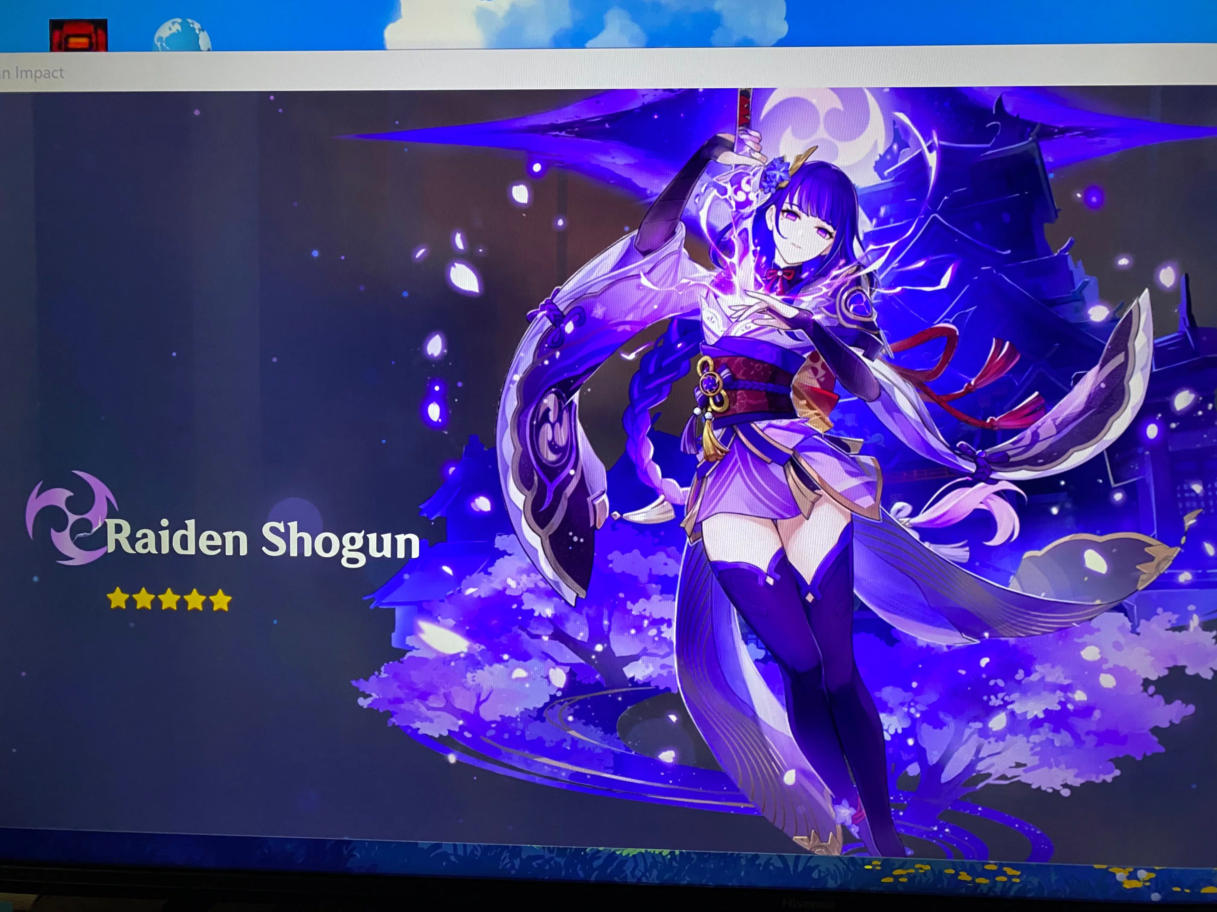 Drew Raiden Shogun for Good Luck ⚡️ Genshin Impact | HoYoLAB