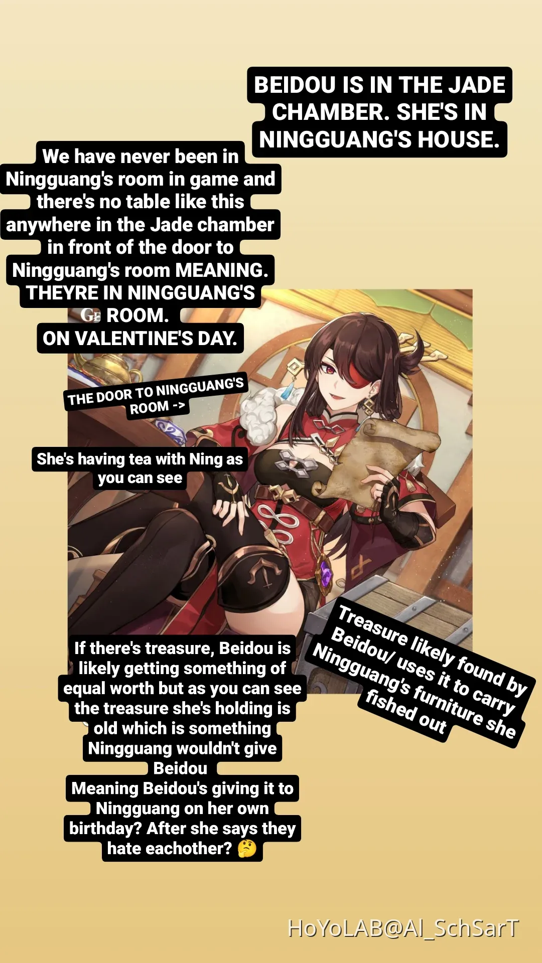 Happy Beidou day 💖 Beidou birthday art light analysis Genshin Impact | HoYoLAB