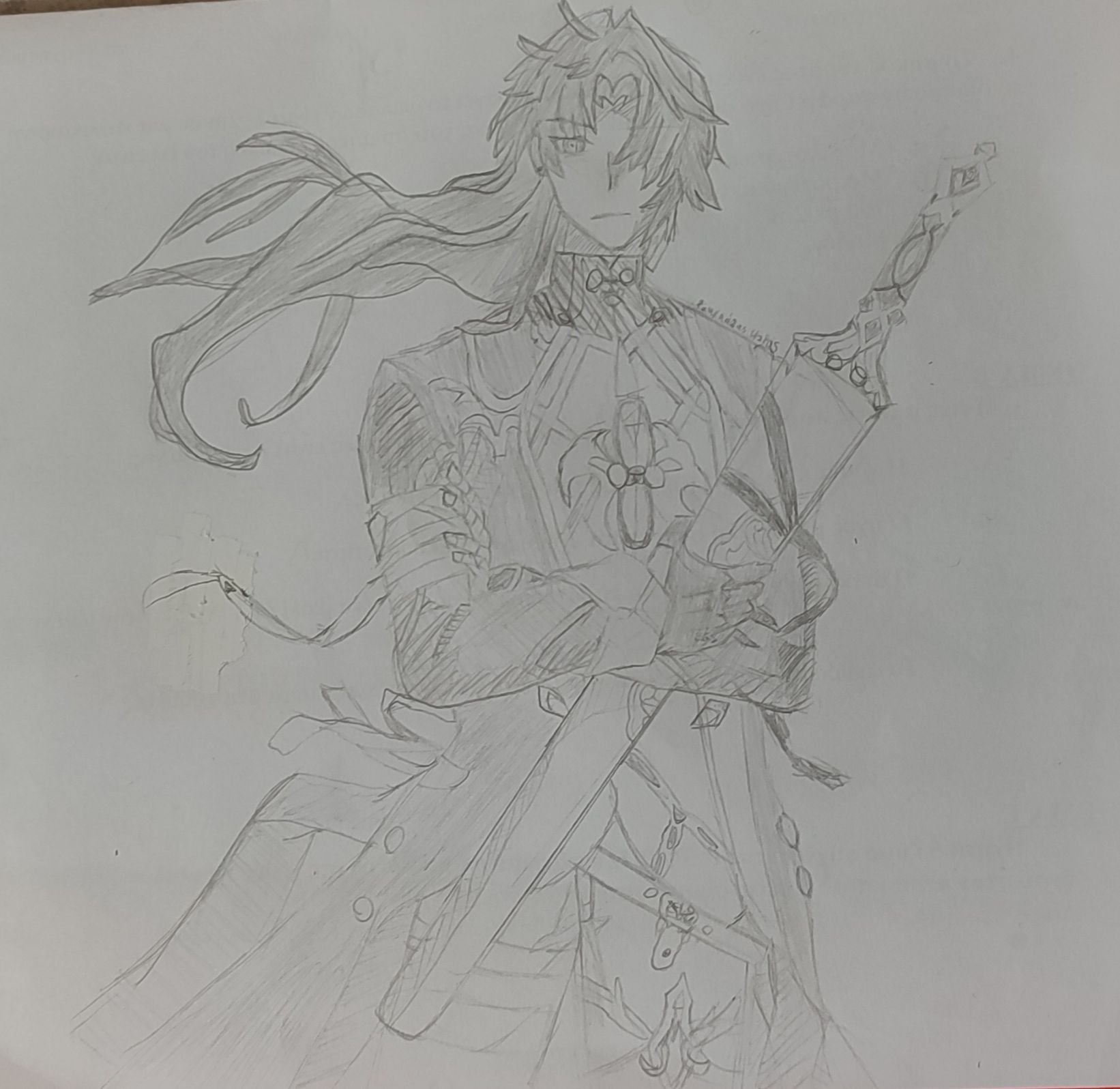 I was bored so I sketched Blade. Honkai: Star Rail | HoYoLAB