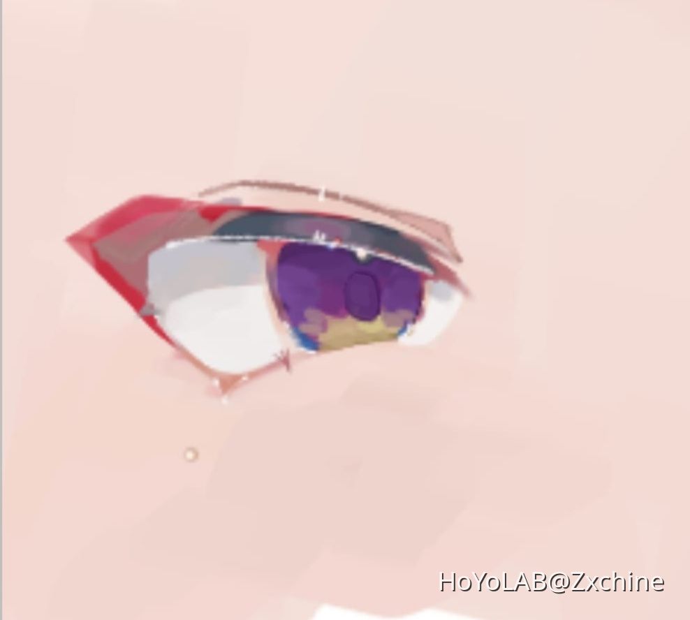 I tried to draw kabukimono's eye- Genshin Impact | HoYoLAB