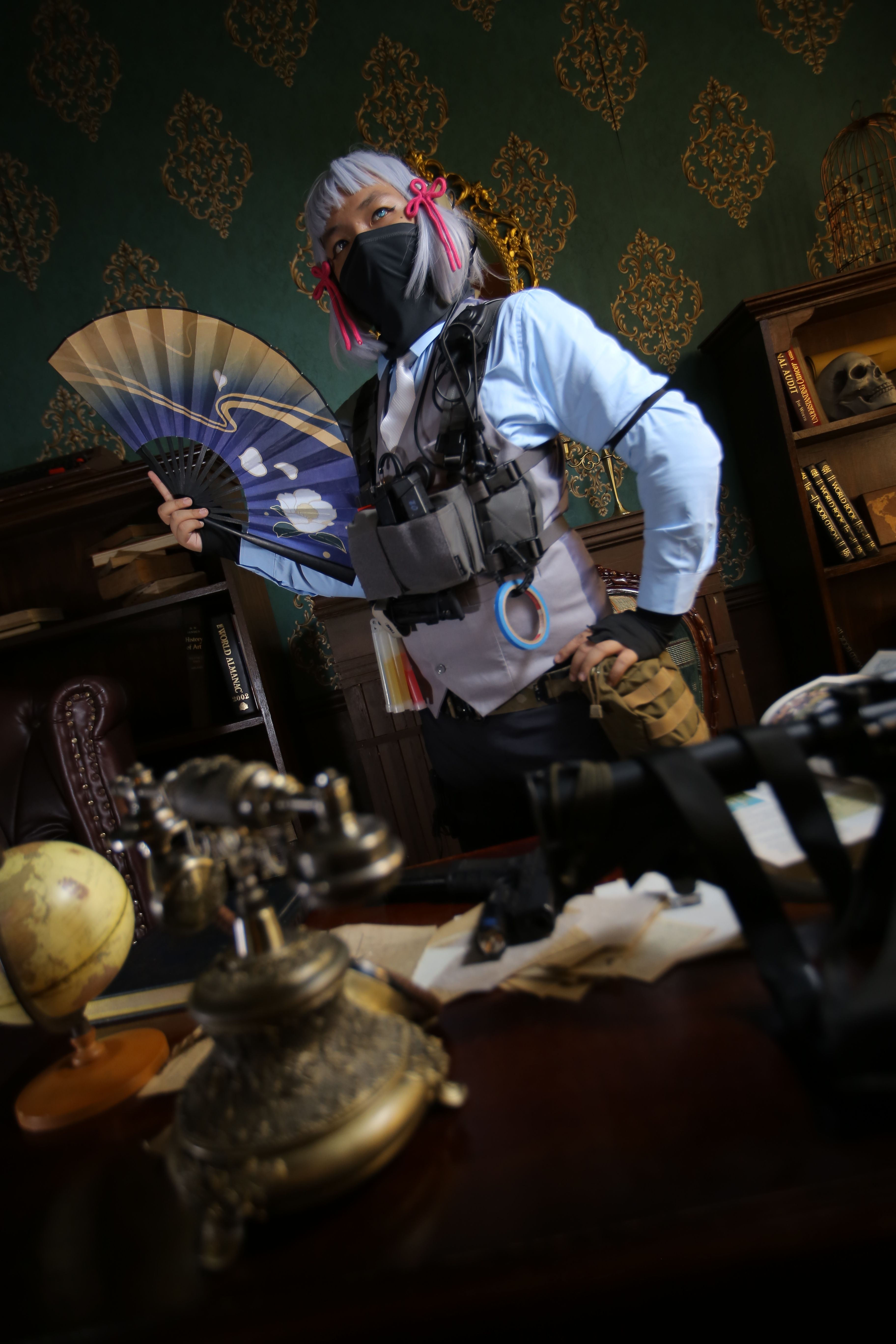 When Ayaka goes Tactical and well dressed (Cosplay) + Her default ...