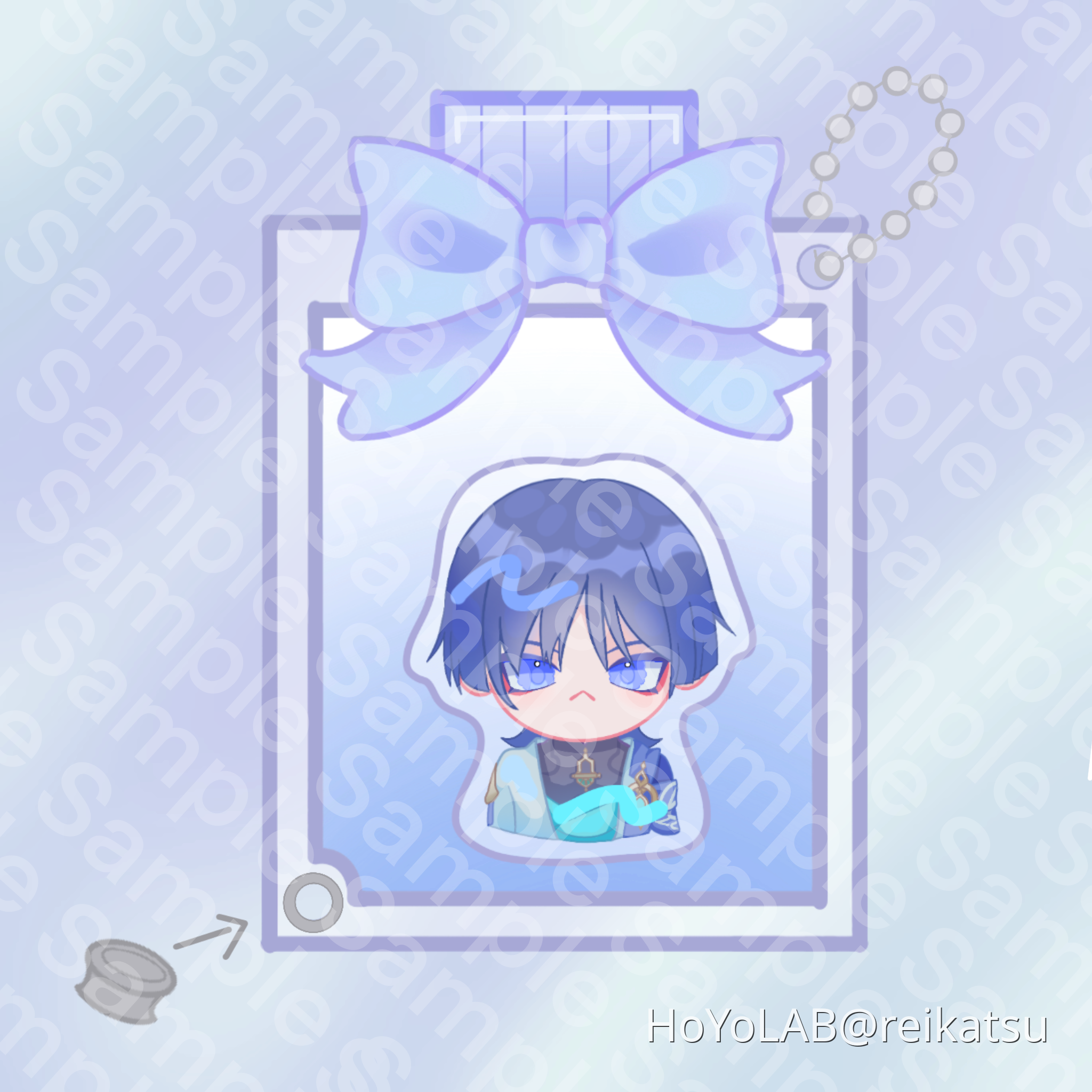 Wanderer keychain sample Genshin Impact | HoYoLAB