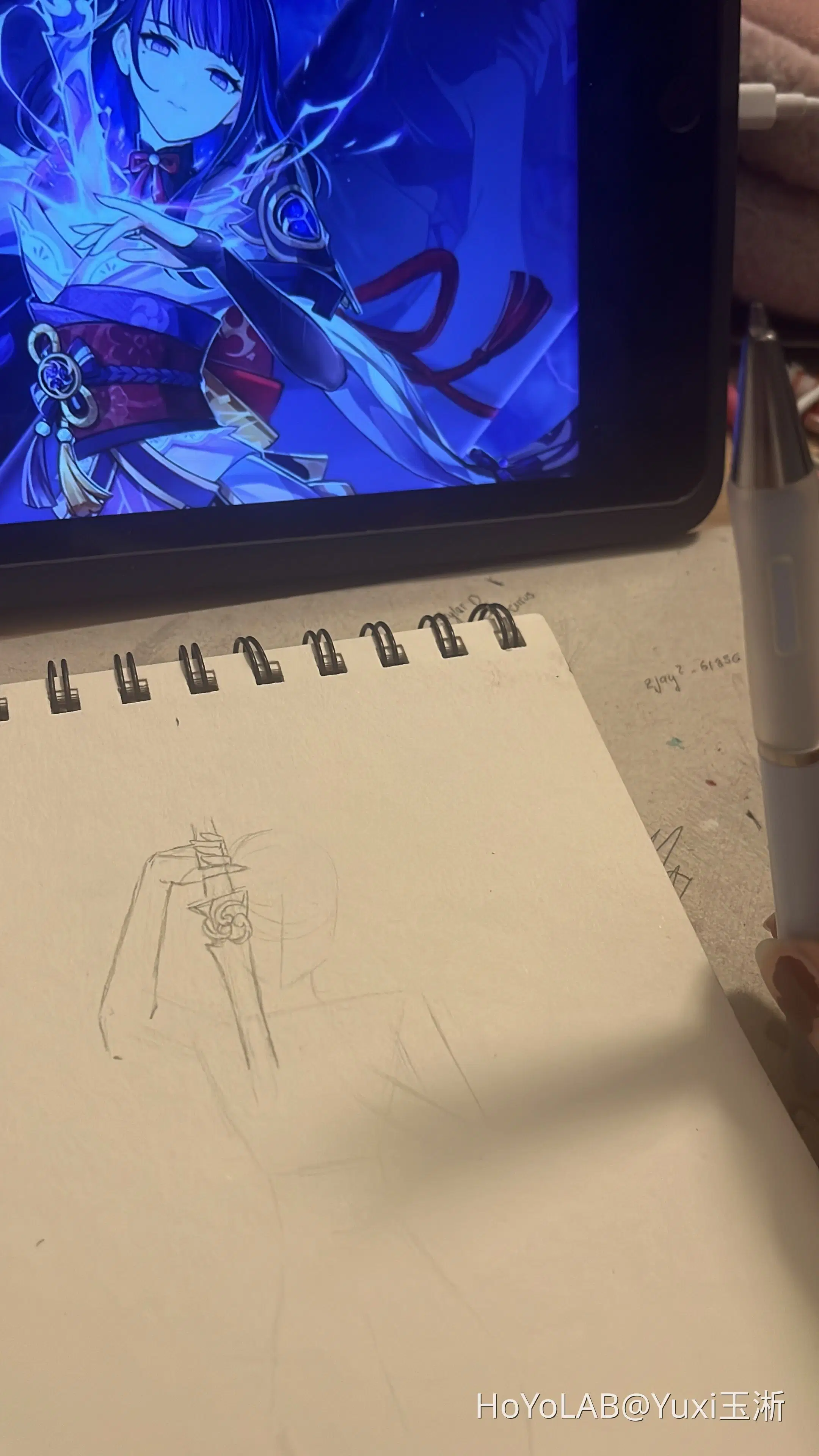 Raiden Shogun Fan art 💜⚡️ Genshin Impact | HoYoLAB