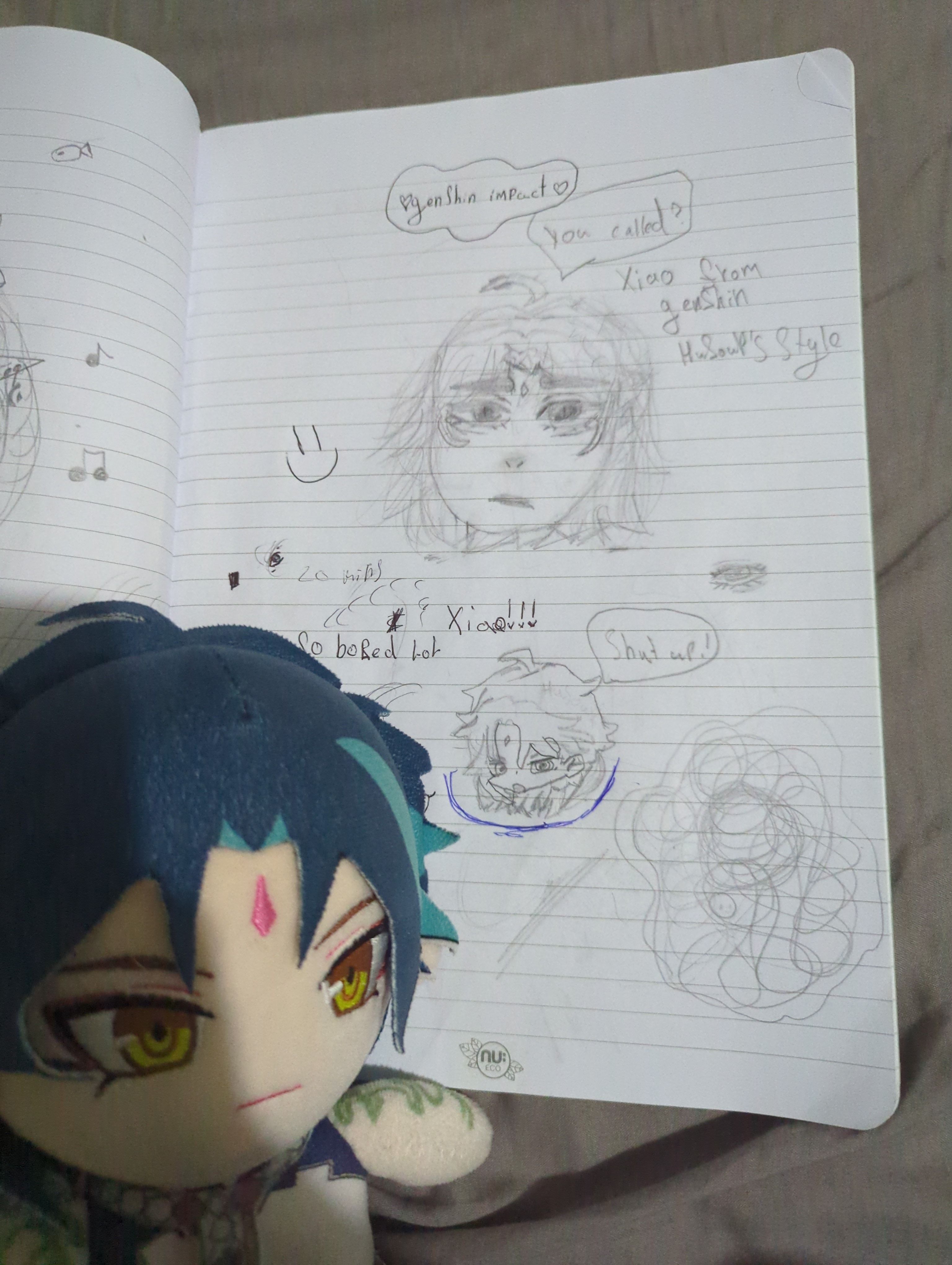 Drawing of Xiao Genshin Impact | HoYoLAB