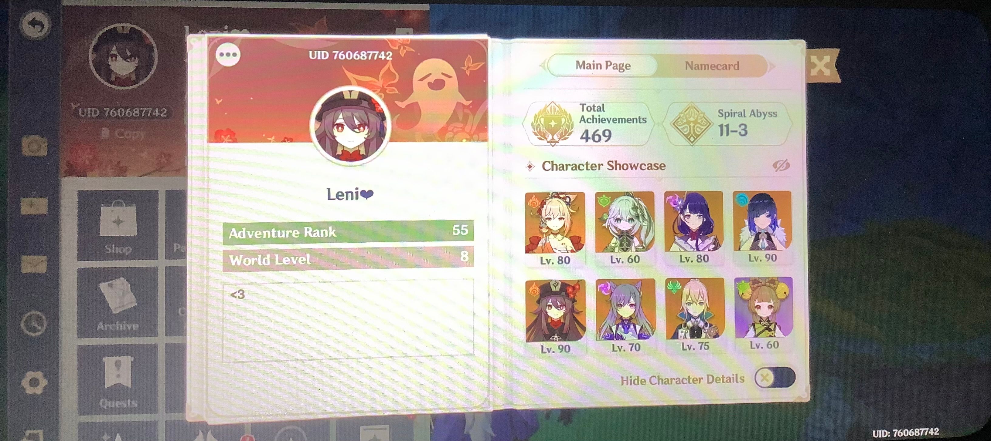 My uid if somebody needs help or just wants to talk! :) Genshin Impact ...